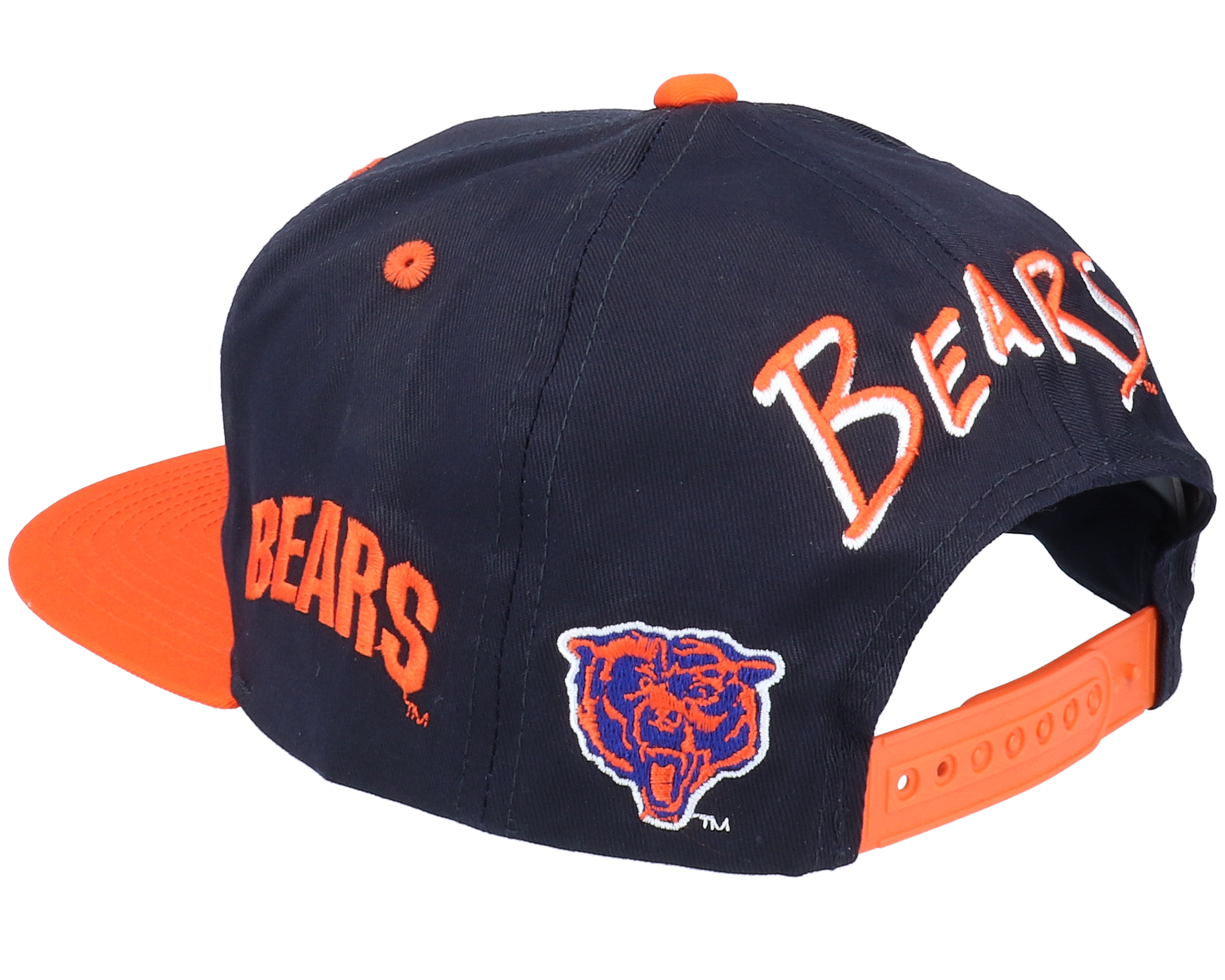 Chicago Bears Base Two Tone NFL Vintage Black/Orange Snapback - Twins ...