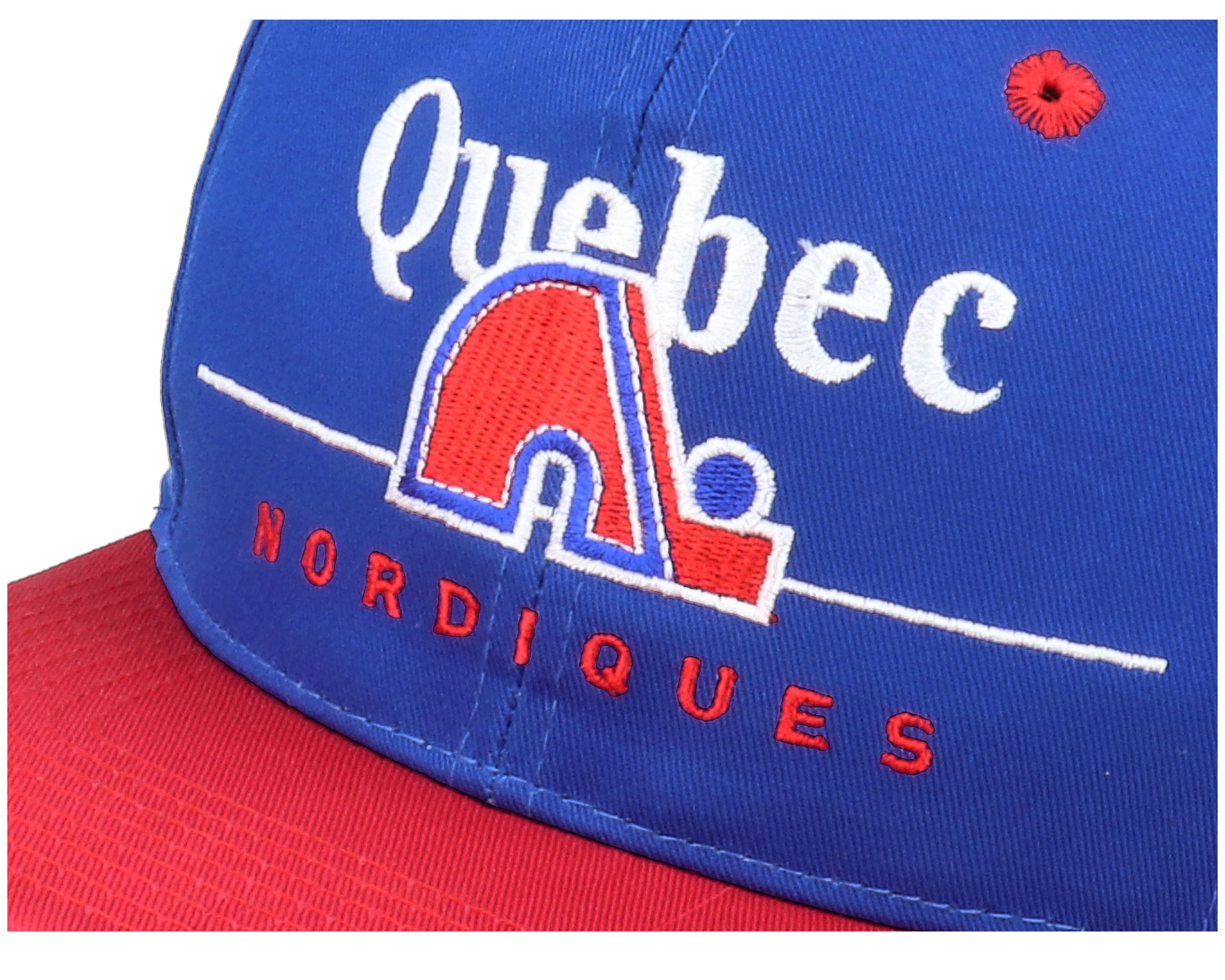 Quebec Nordiques Classic NHL Vintage Blue/Red Snapback - Twins ...