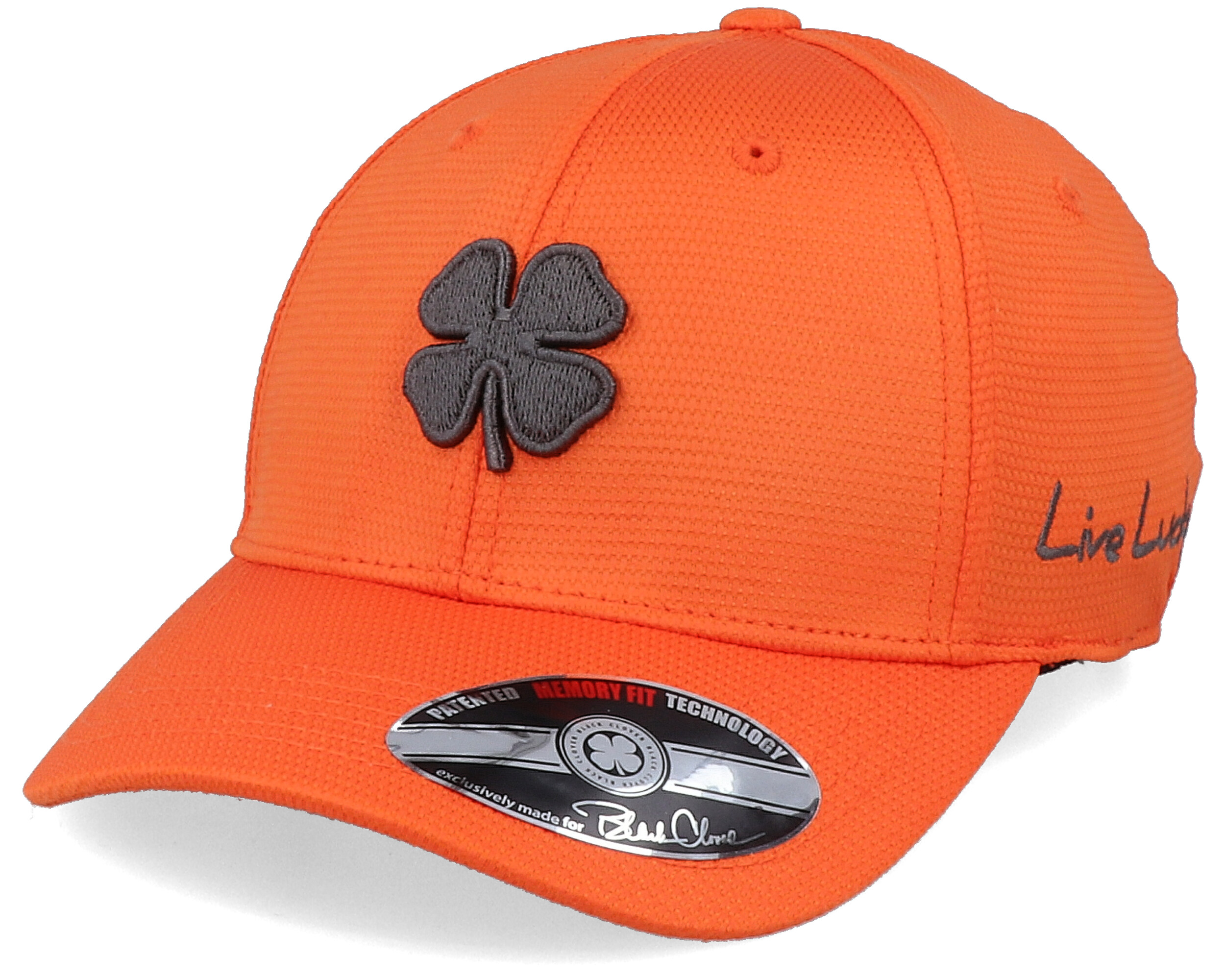 Pro Luck Citrus Orange/Grey Flexfit - Black Clover caps - Hatstoreworld.com