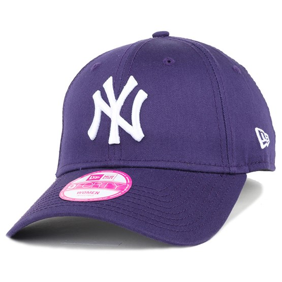 NY Yankees League Essential Purple Woman 9Forty Adjustable - New Era ...
