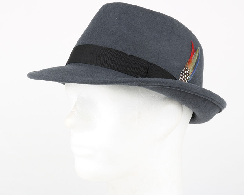 Trilby Woolfelt Grey - Stetson hats - Hatstoreworld.com