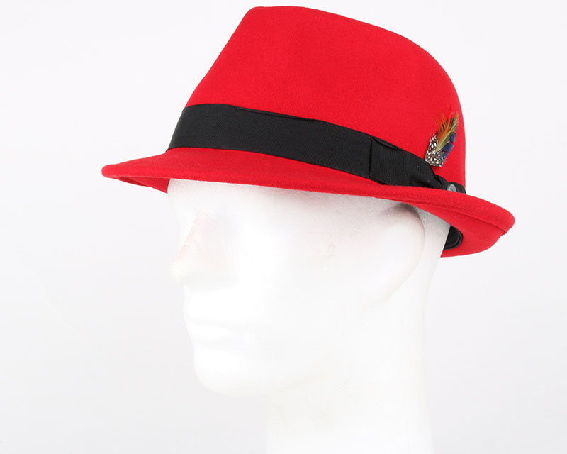 Trilby Woolfelt Red - Stetson hats - Hatstoreworld.com