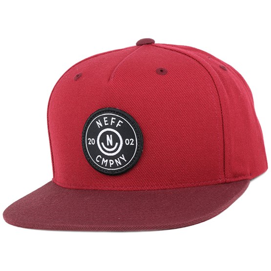Wade Burgundy/Maroon Snapback - Neff caps - Hatstoreworld.com