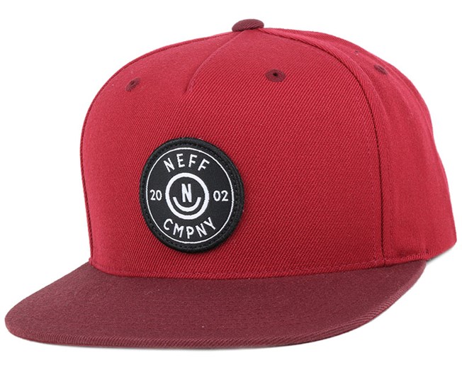 Wade Burgundy/Maroon Snapback - Neff caps - Hatstoreworld.com