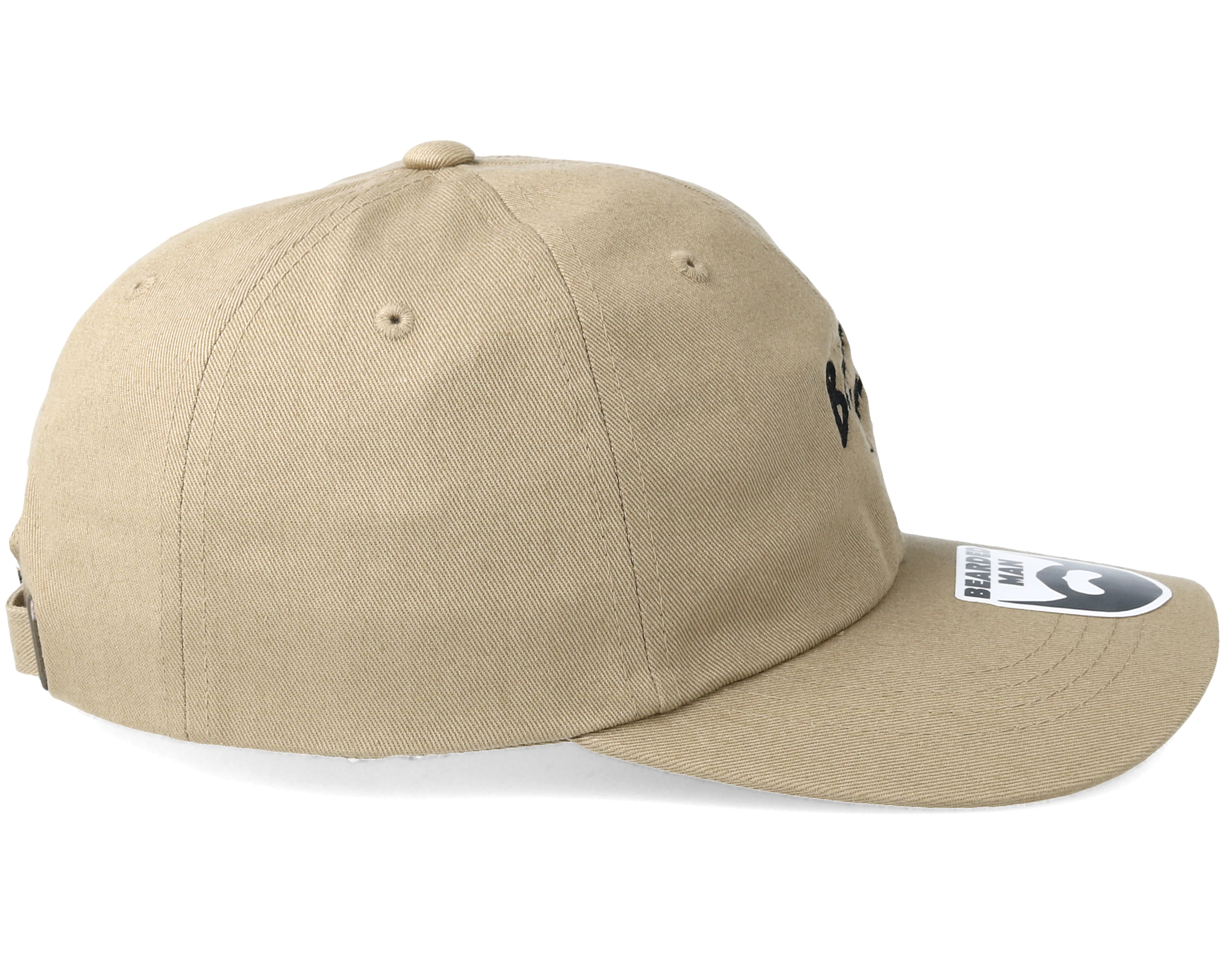 Script BM Khaki Dad Cap - Bearded Man caps - Hatstoreworld.com