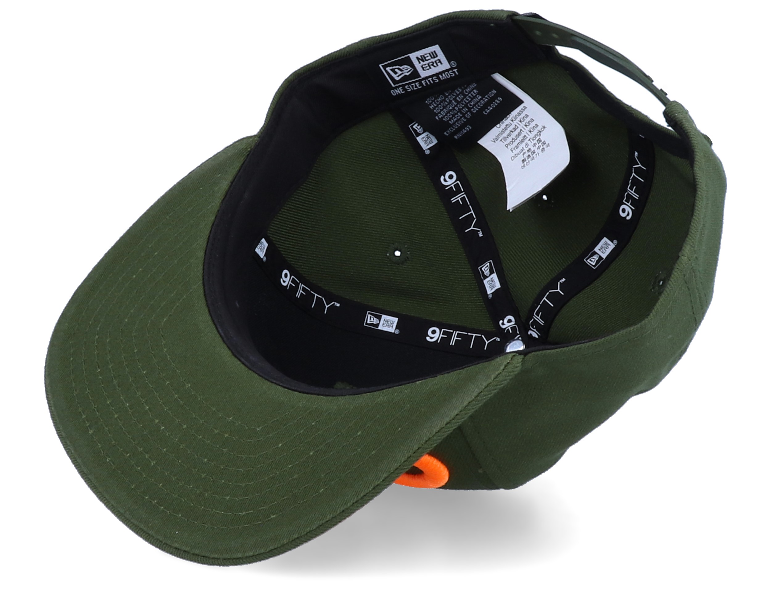 Neon 9Fifty New Dark Brush/Orange Snapback - Oakley caps ...