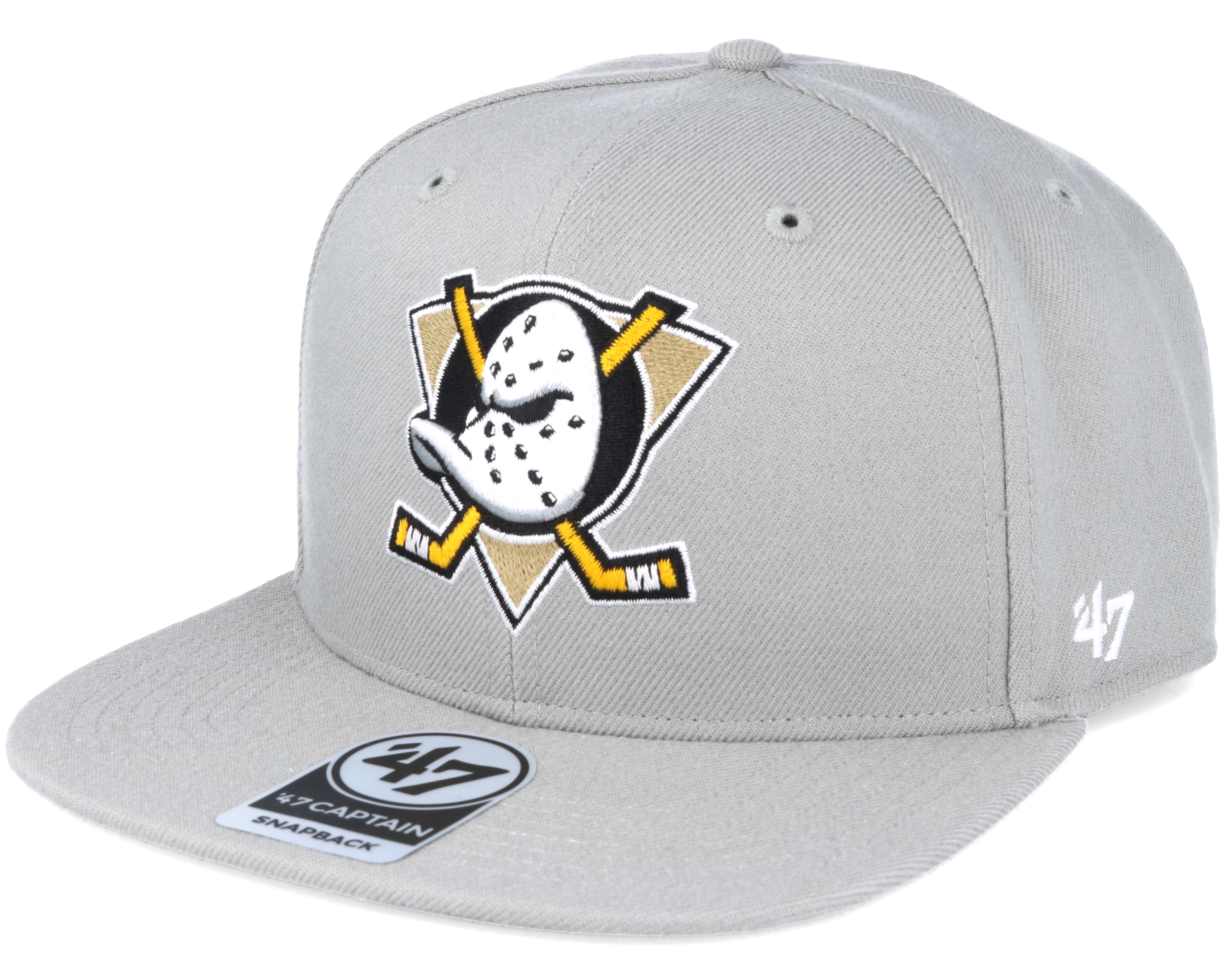 Anaheim Ducks Sure Shot Captain Beige Snapback - 47 Brand caps ...