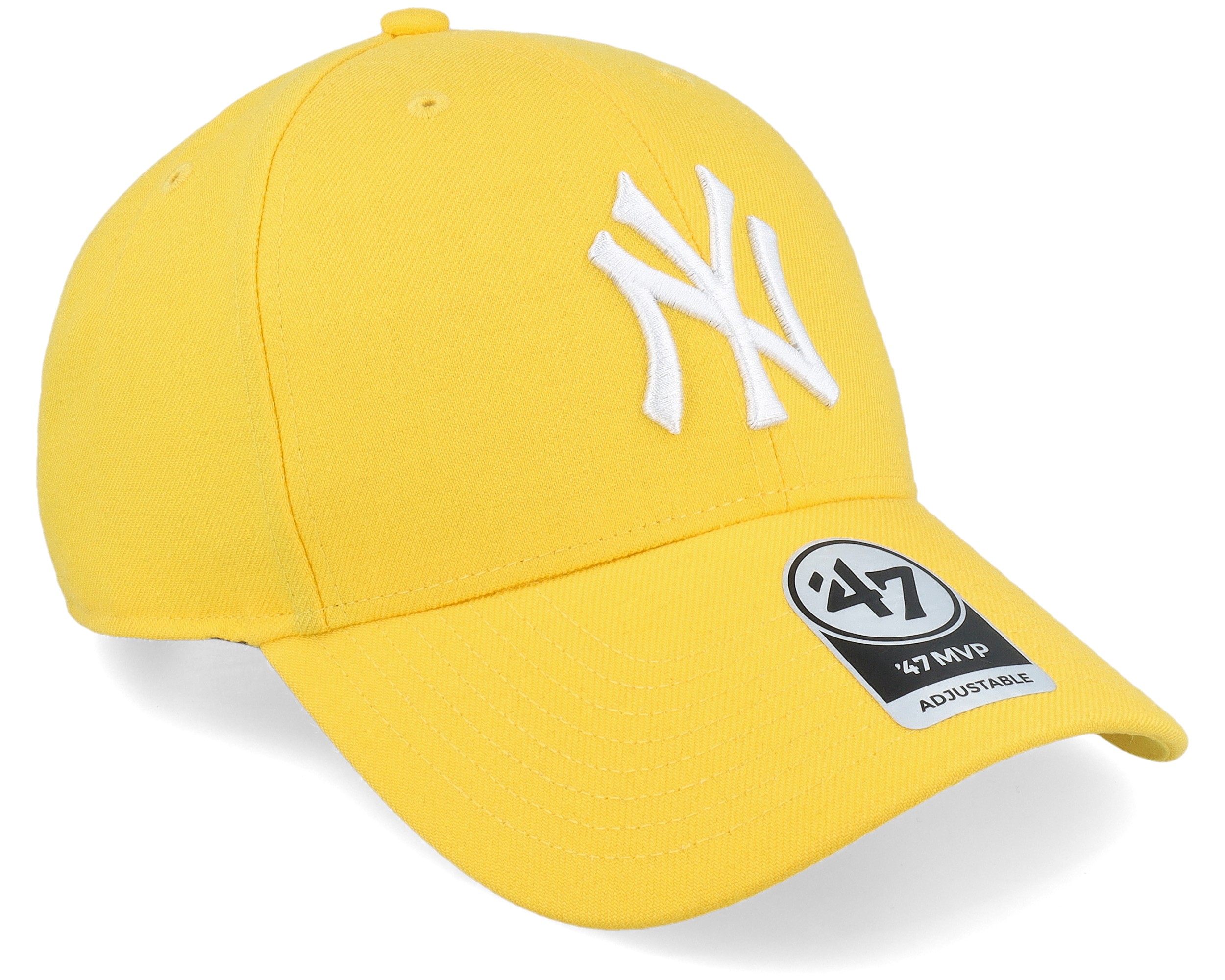 New York Yankees Mvp Yellow Adjustable - 47 Brand caps - Hatstoreworld.com