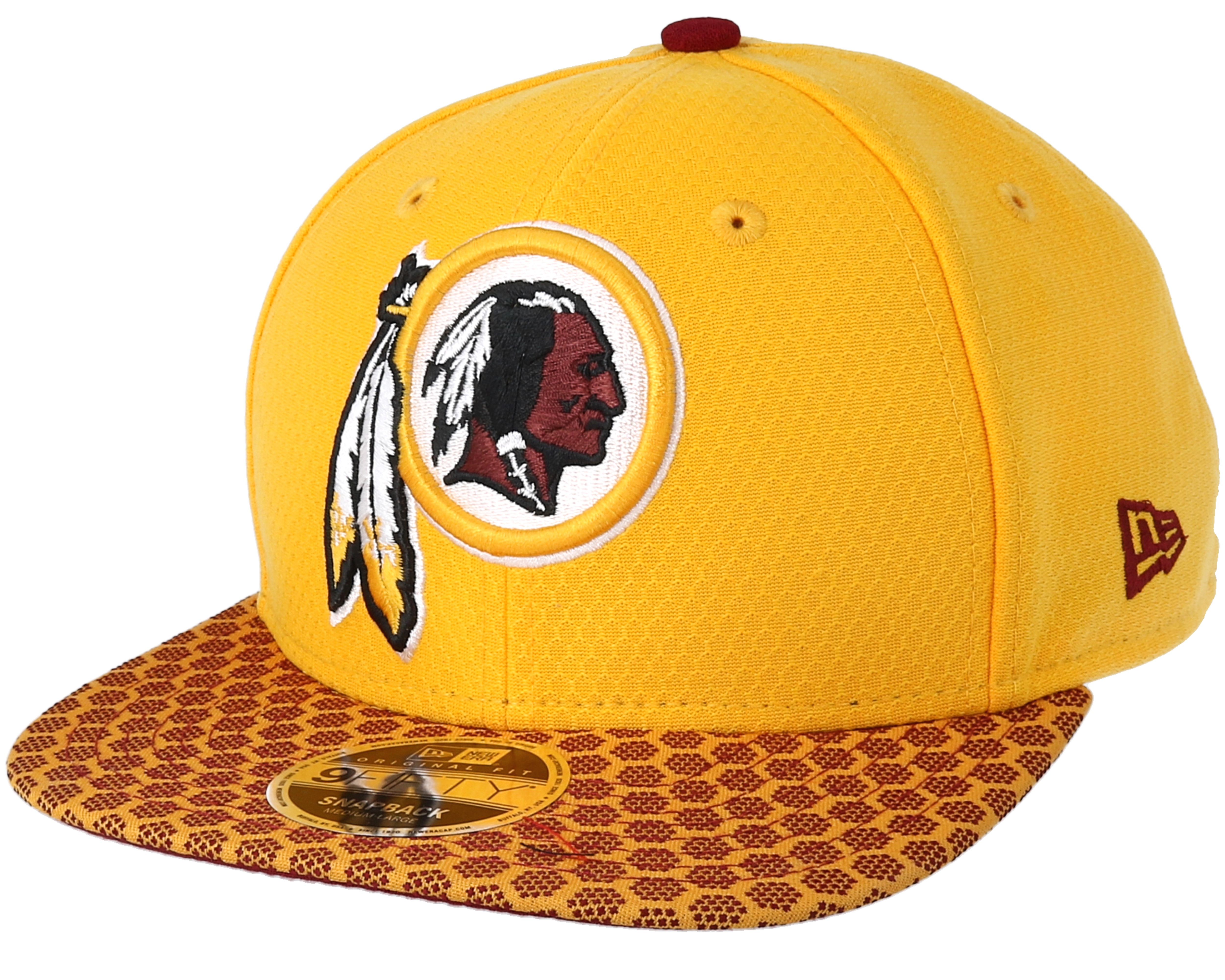 Washington Redskins Sideline 9Fifty Yellow Snapback - New Era caps ...