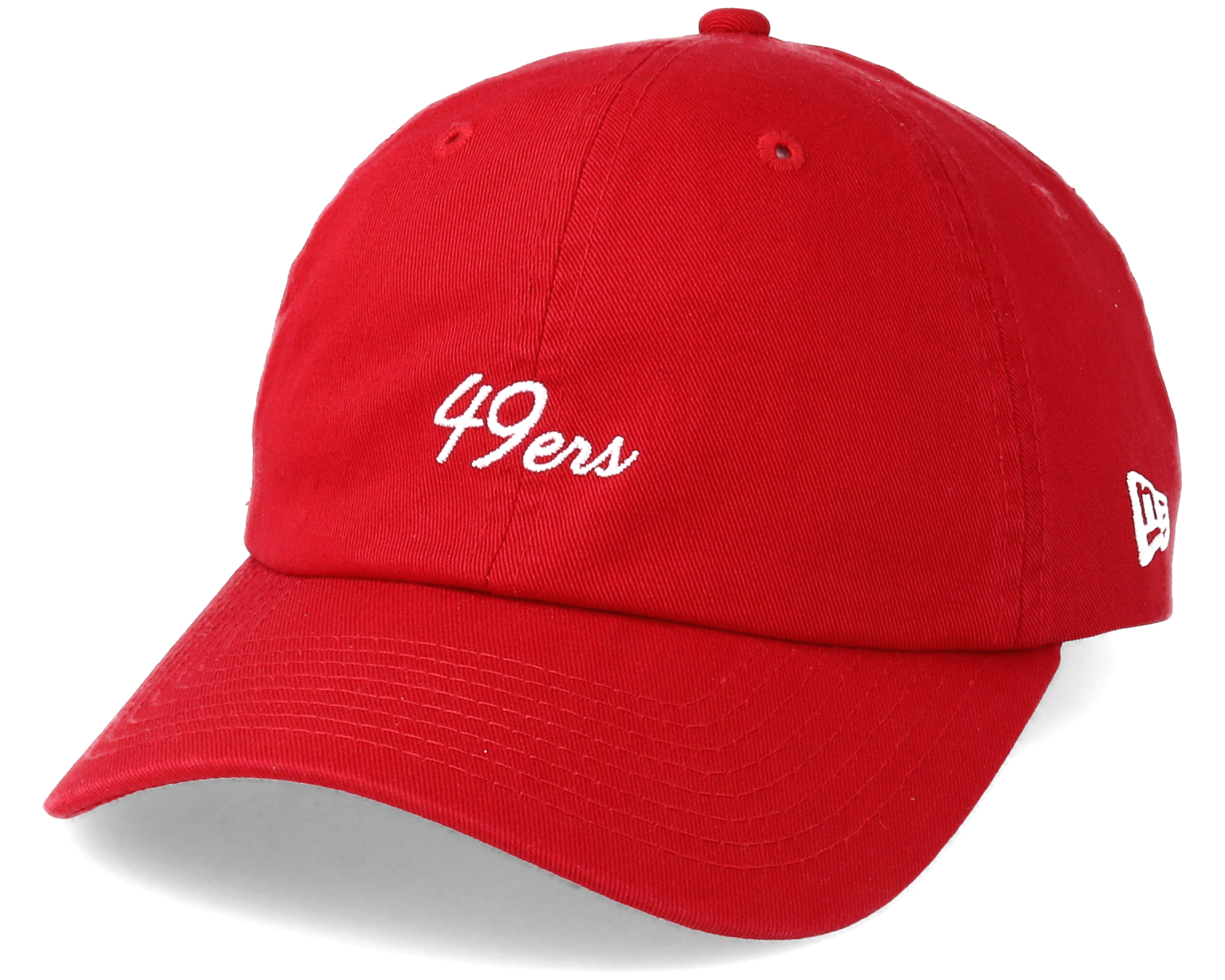 San Francisco 49ers Mini Script 9Forty Red Adjustable - New Era caps ...