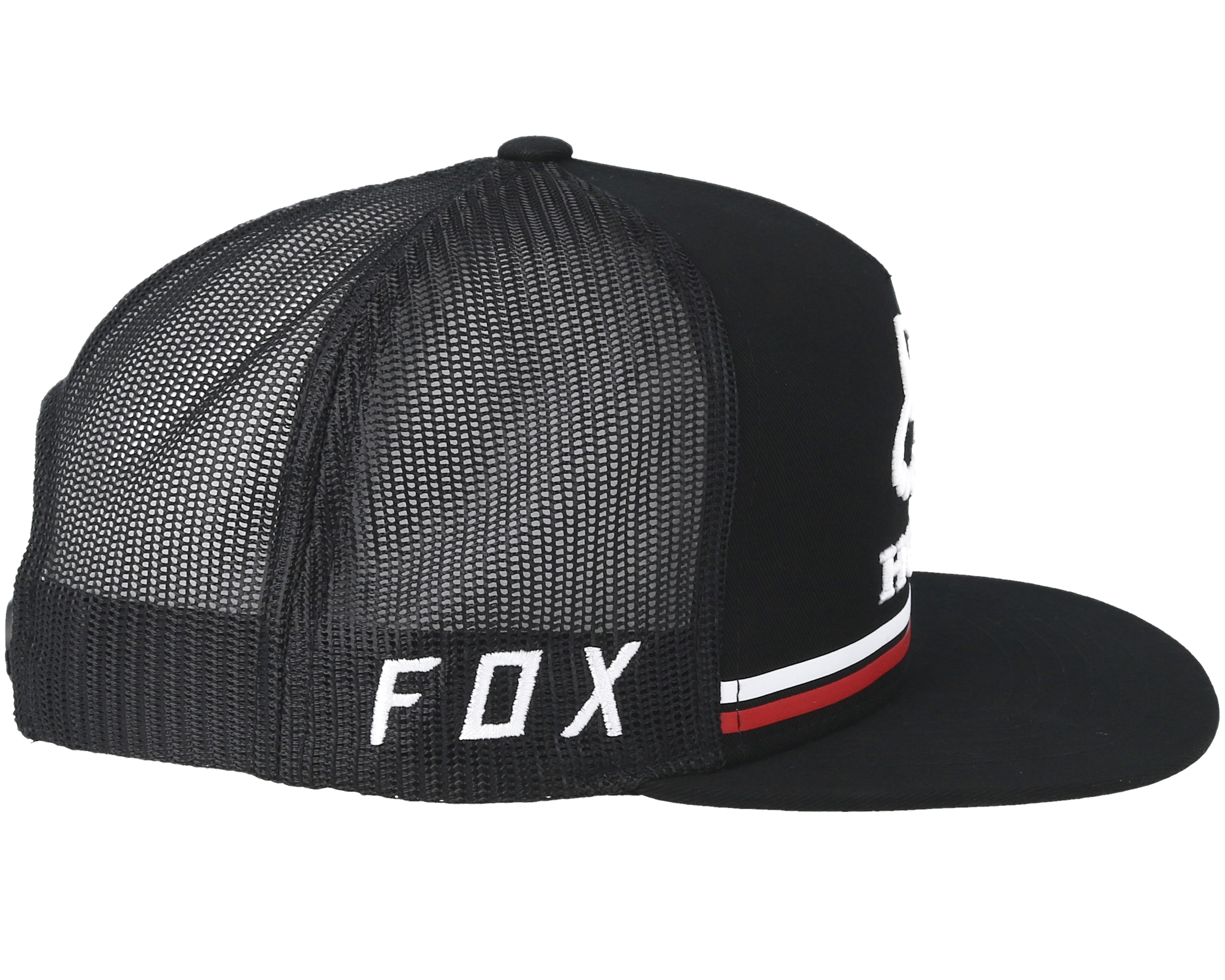 Honda Black/White Trucker - Fox caps - Hatstoreworld.com