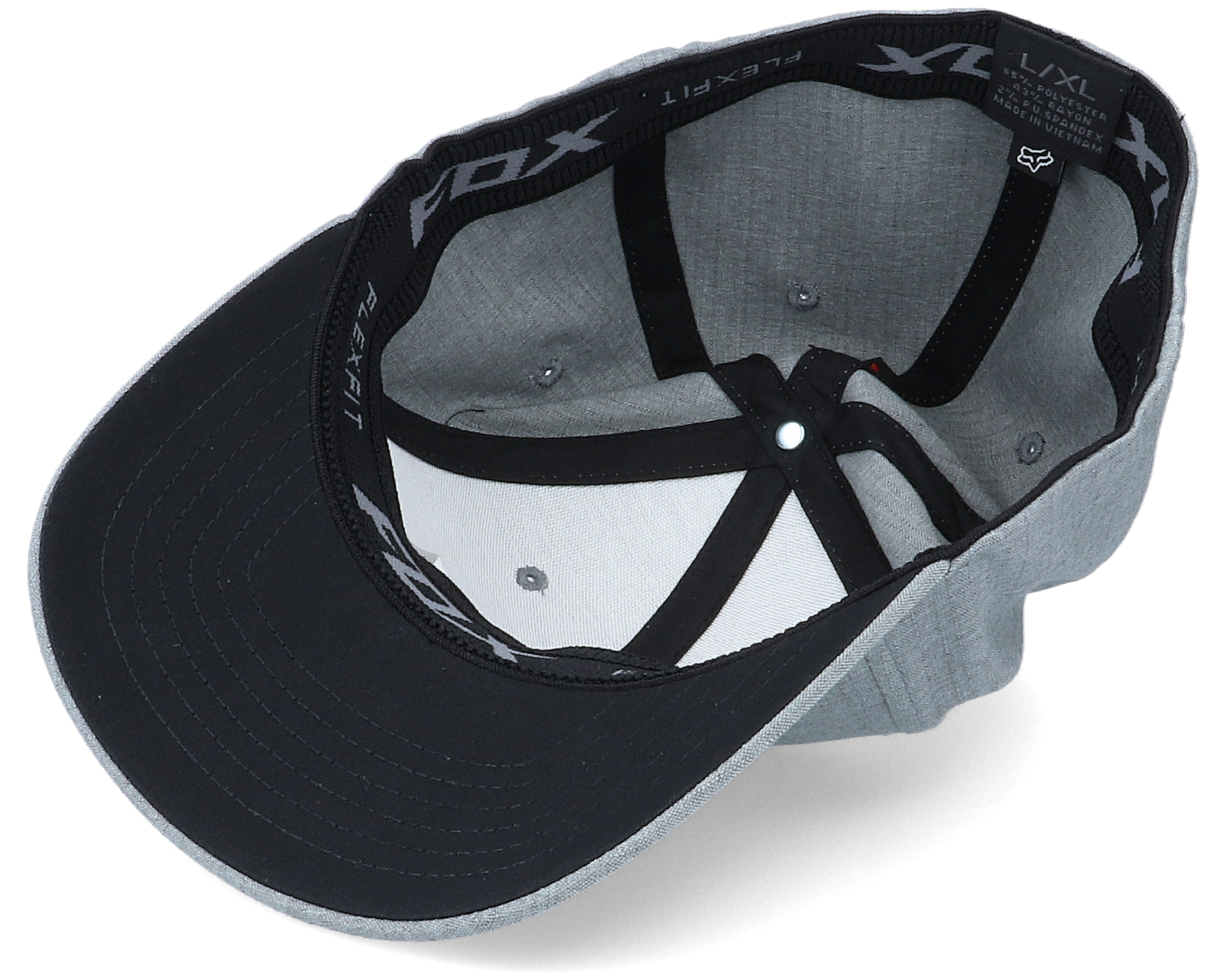 Transposition Heather Grey/Orange Flexfit - Fox caps - Hatstoreworld.com