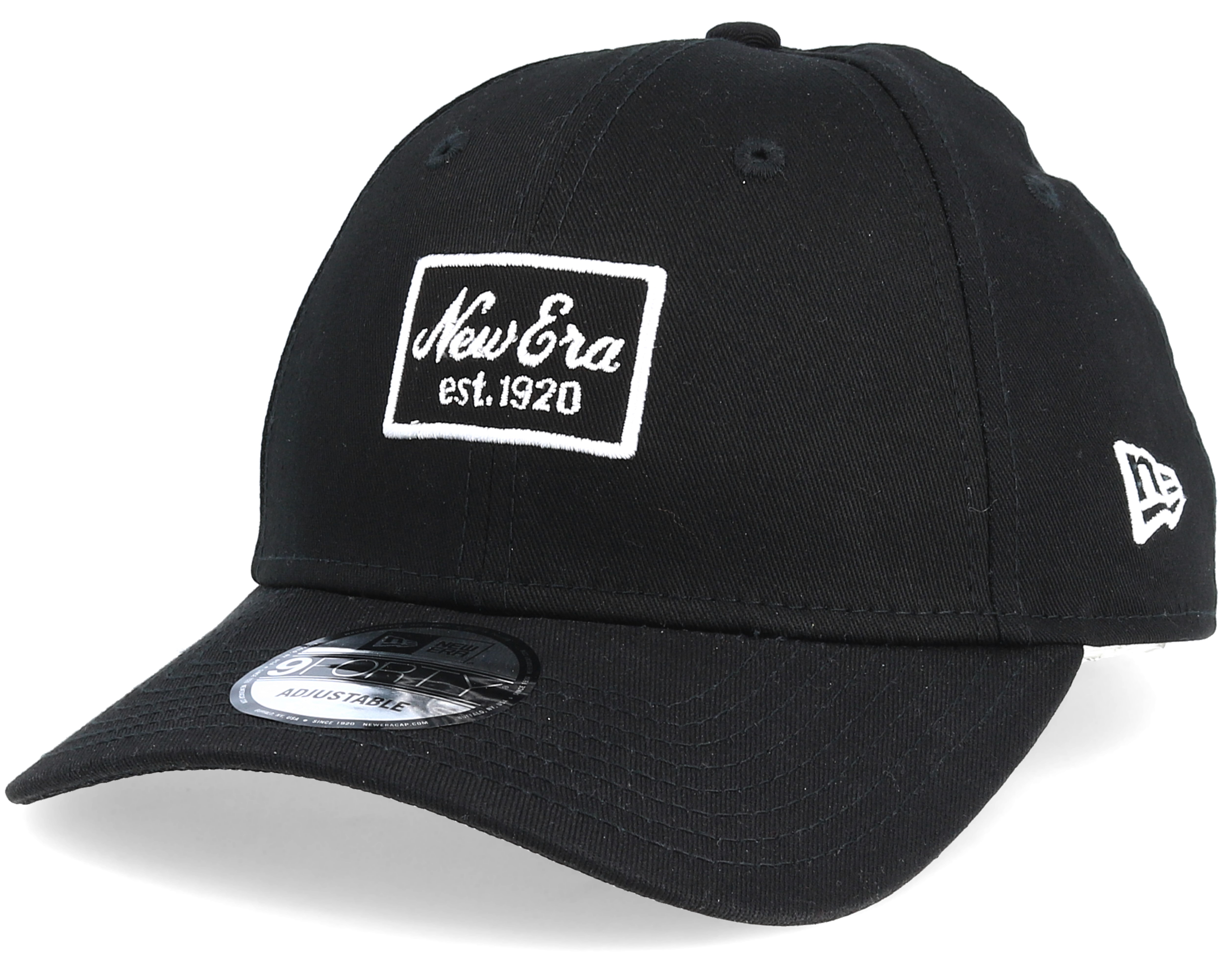 Script Patch 9Forty Black Adjustable - New Era caps - Hatstoreworld.com
