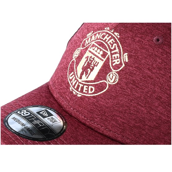 Manchester United Stretch Specter Mesh 39Thirty Maroon Flexfit - New ...