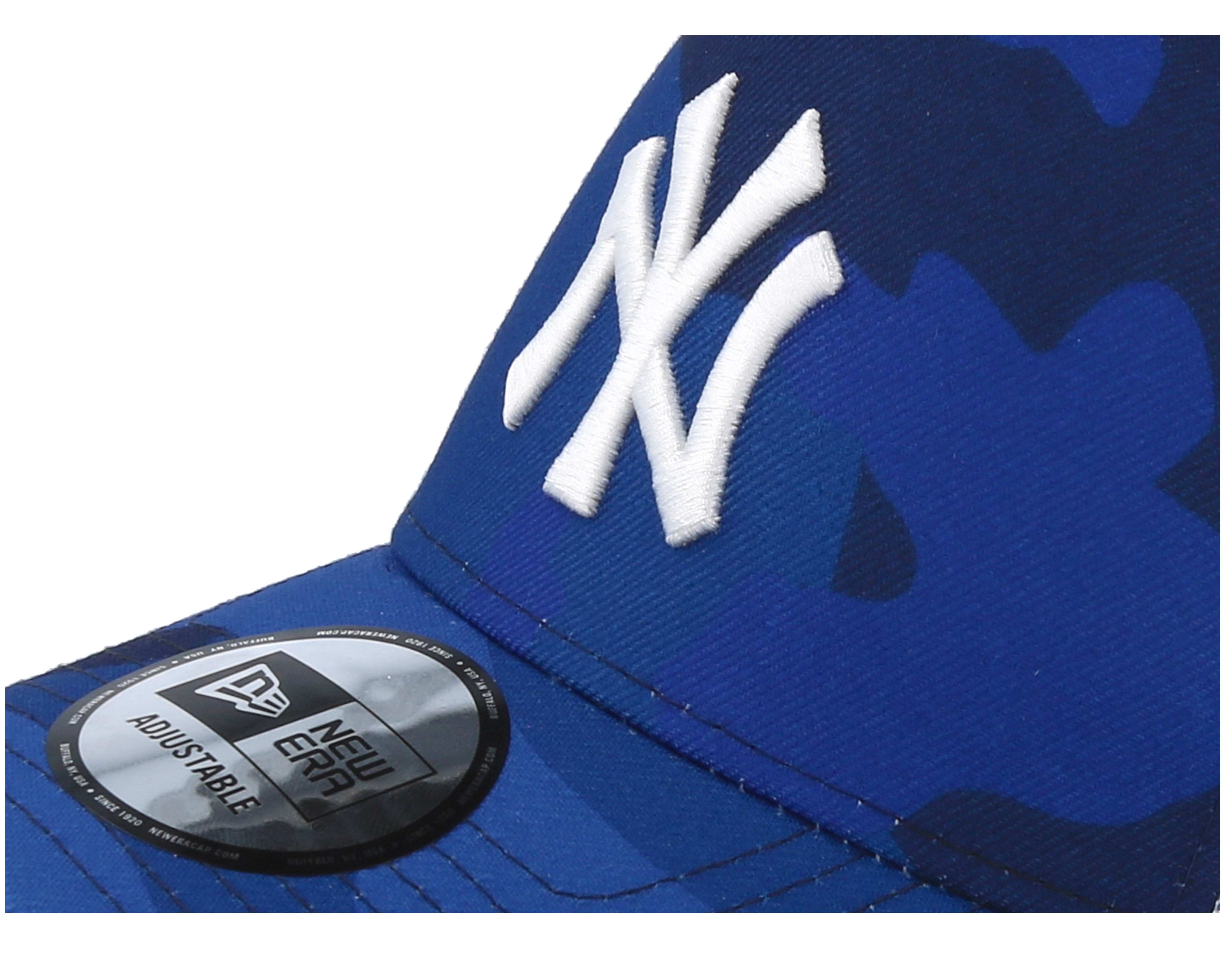 New York Yankees Color Blue Camo Trucker - New Era caps - Hatstoreworld.com