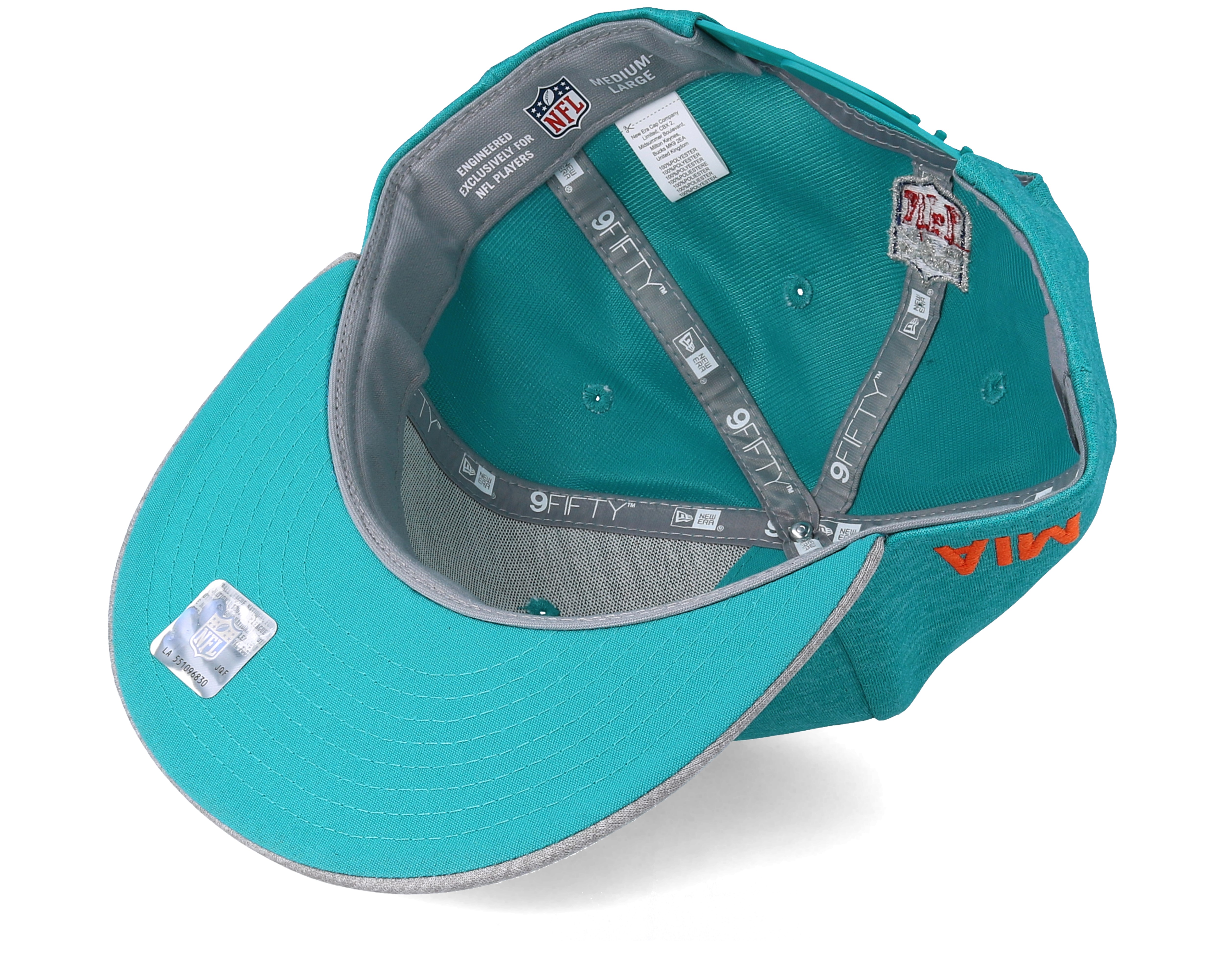 Miami Dolphins 9Fifty On Field Teal Snapback - New Era caps ...