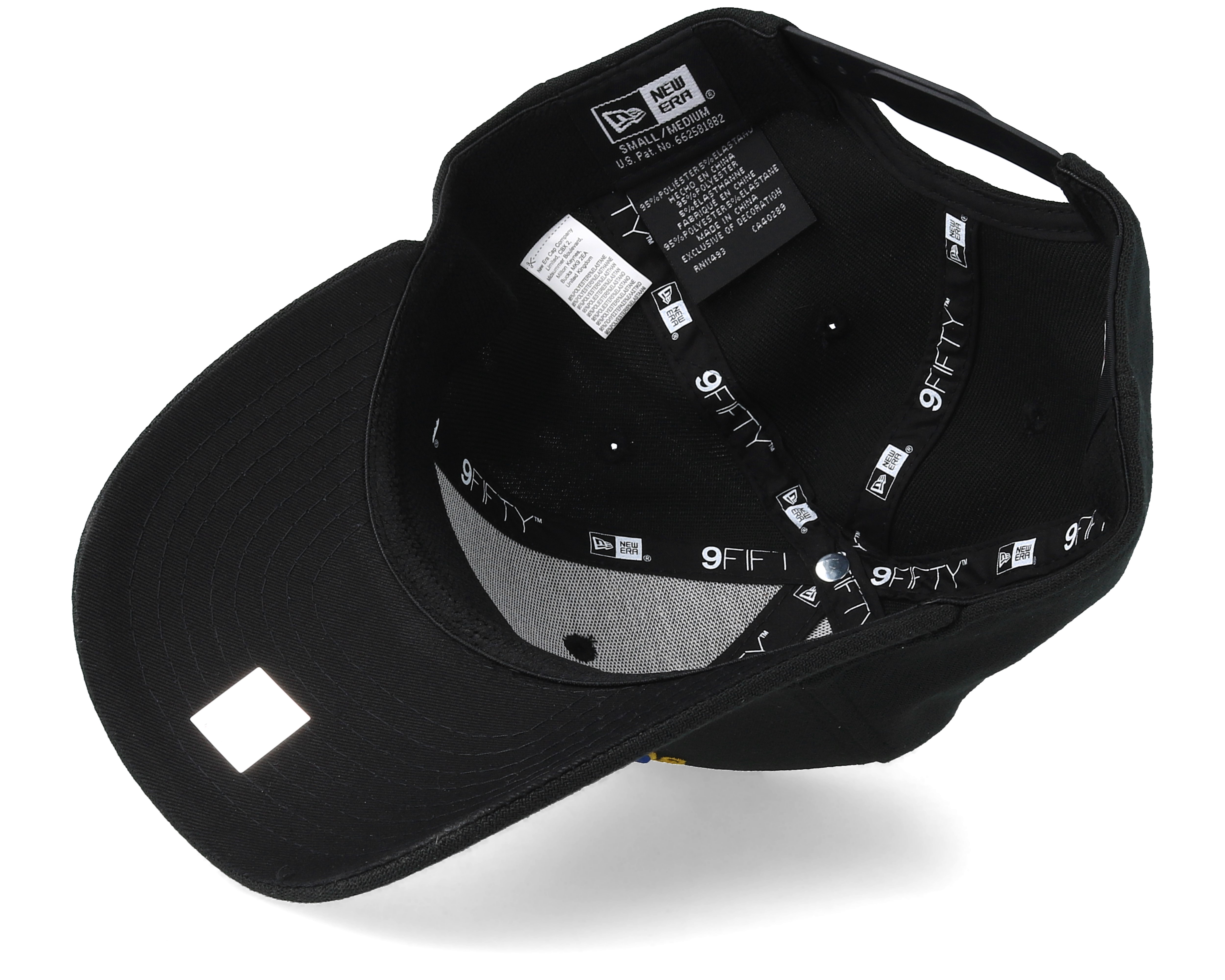 Golden State Warrior Stretch Snap 9Fifty Black/Gold/Blue Snapback- New ...