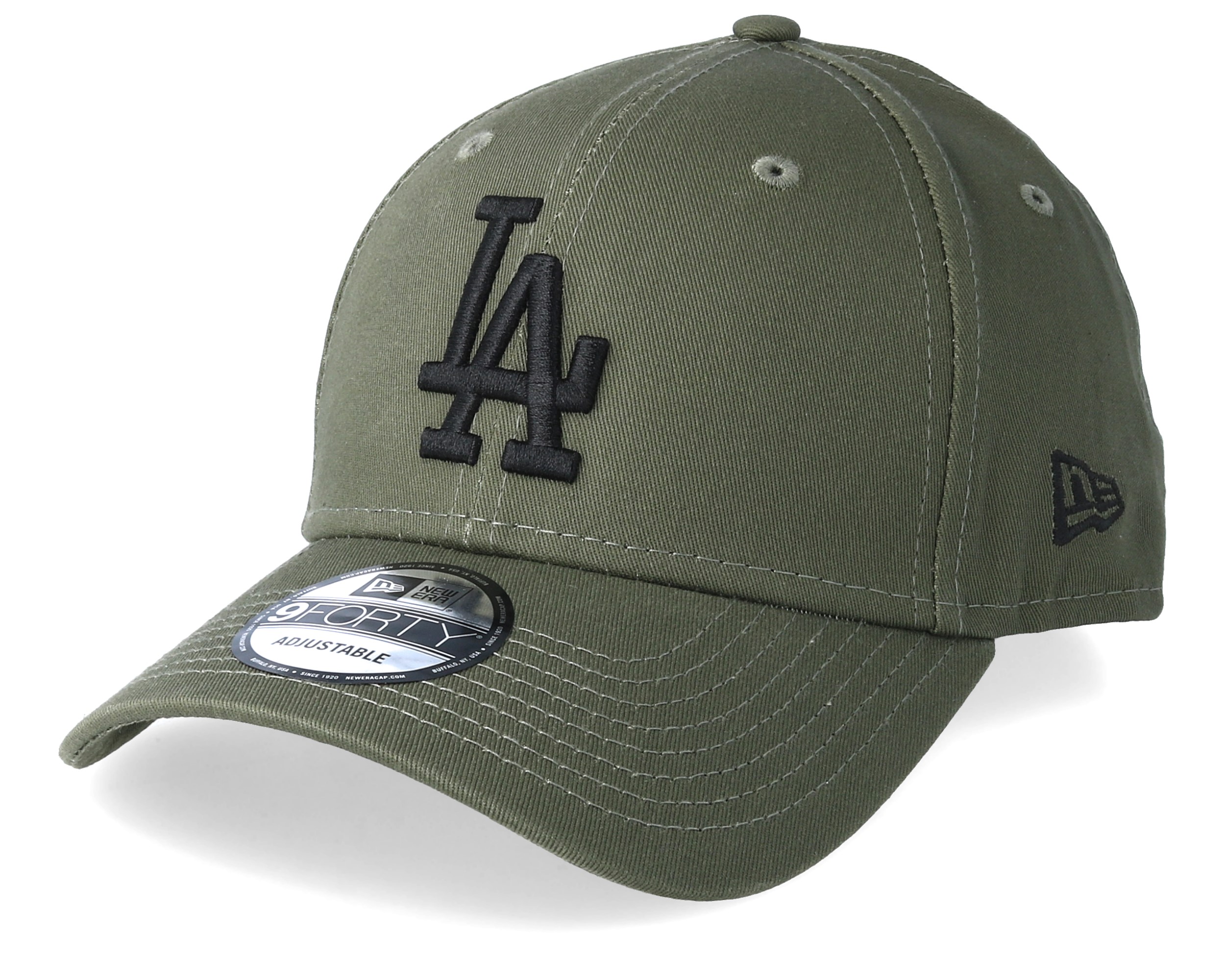 Los Angeles Dodgers League Essential 9Forty Dark Green/Black Adjustable ...