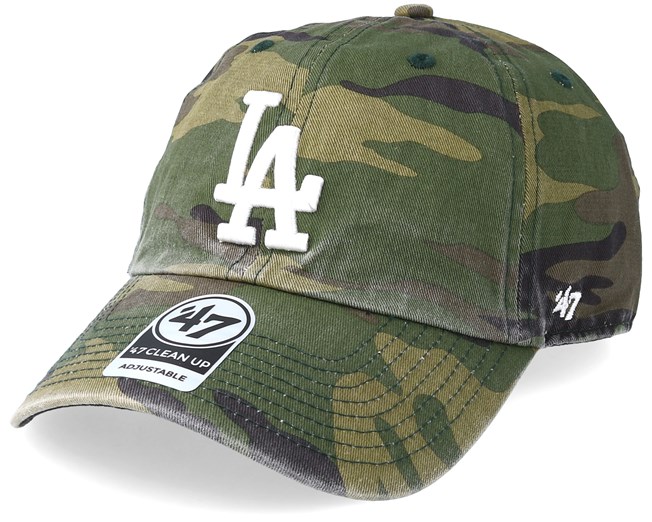 Los Angeles Dodgers 47 Clean Up Camo/White Adjustable - 47 Brand caps ...