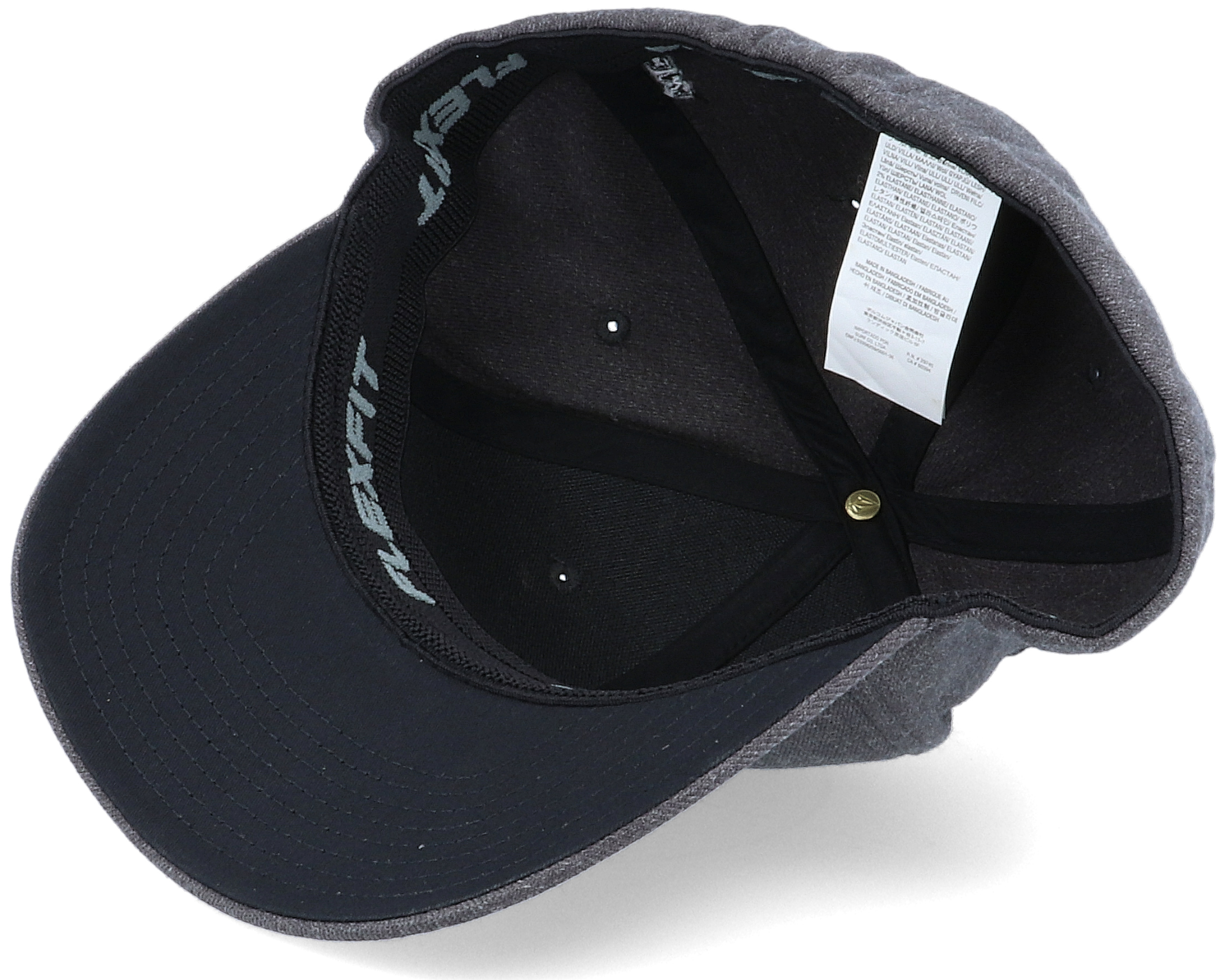 Full Stone Xfit Dark Charcoal Flexfit - Volcom caps - Hatstoreworld.com