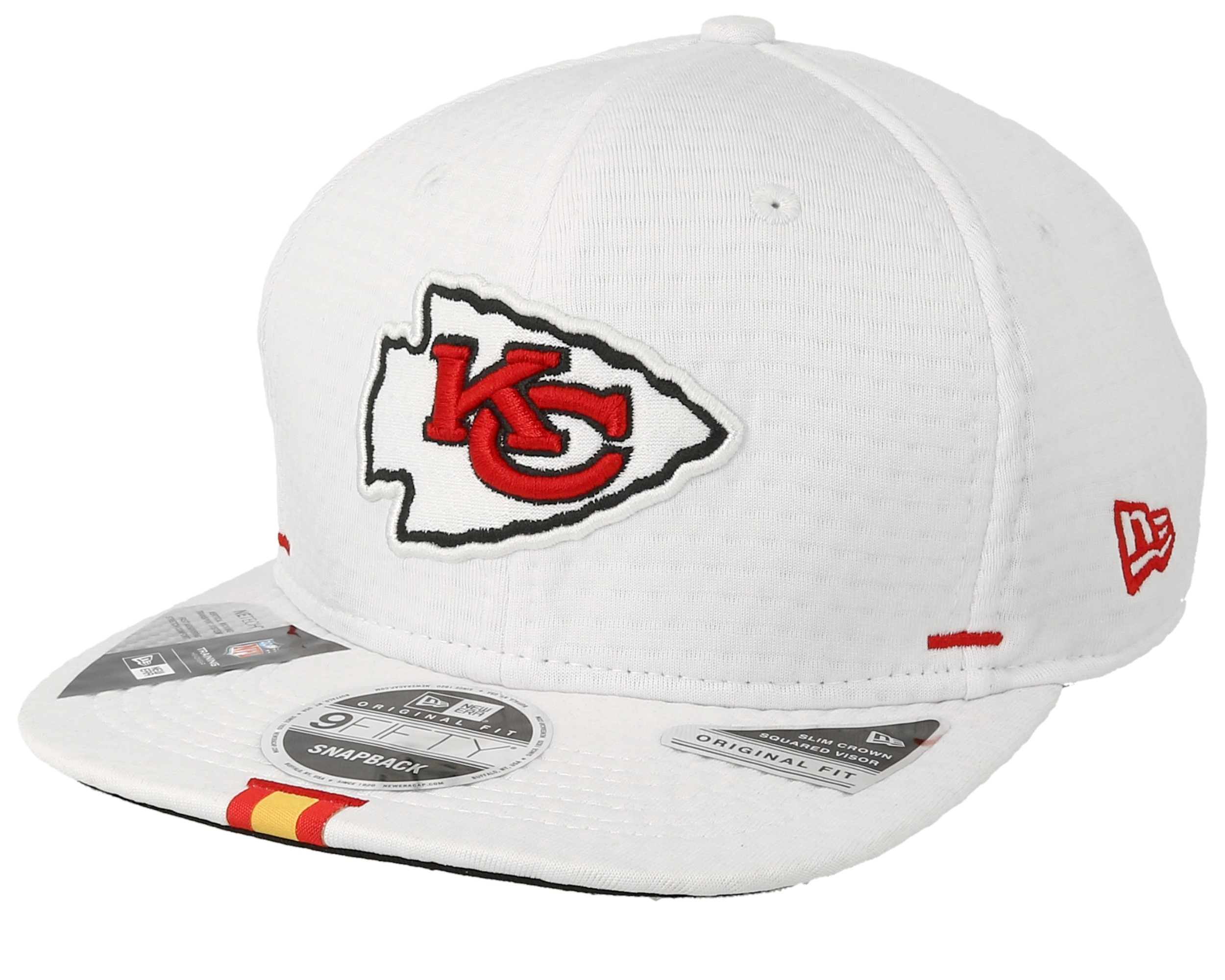 Kansas City Chiefs 9Fifty On Field 19 Training White Snapback - New Era ...