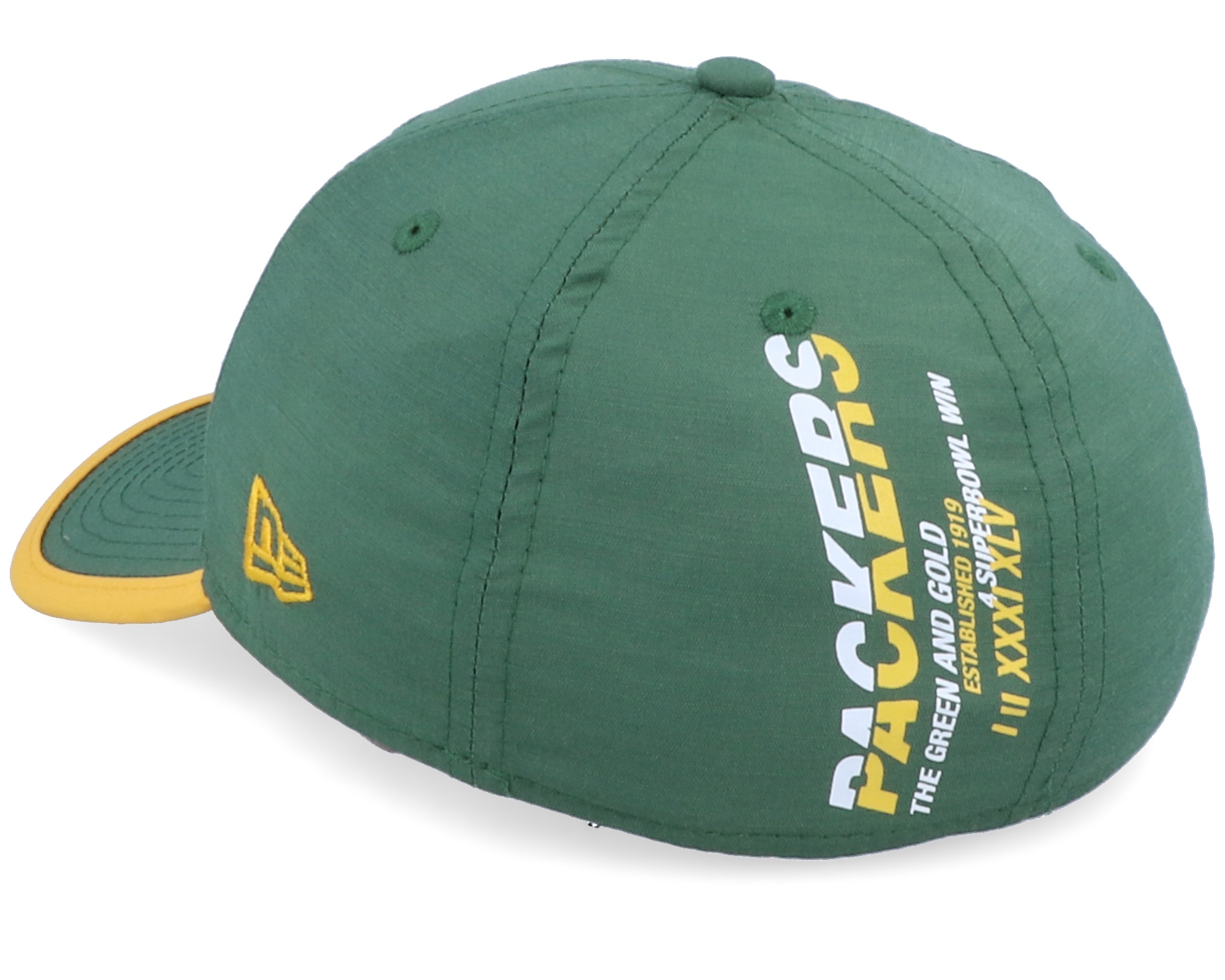Green Bay Packers Back Script 39Thirty Green/Yellow Flexfit - New Era ...