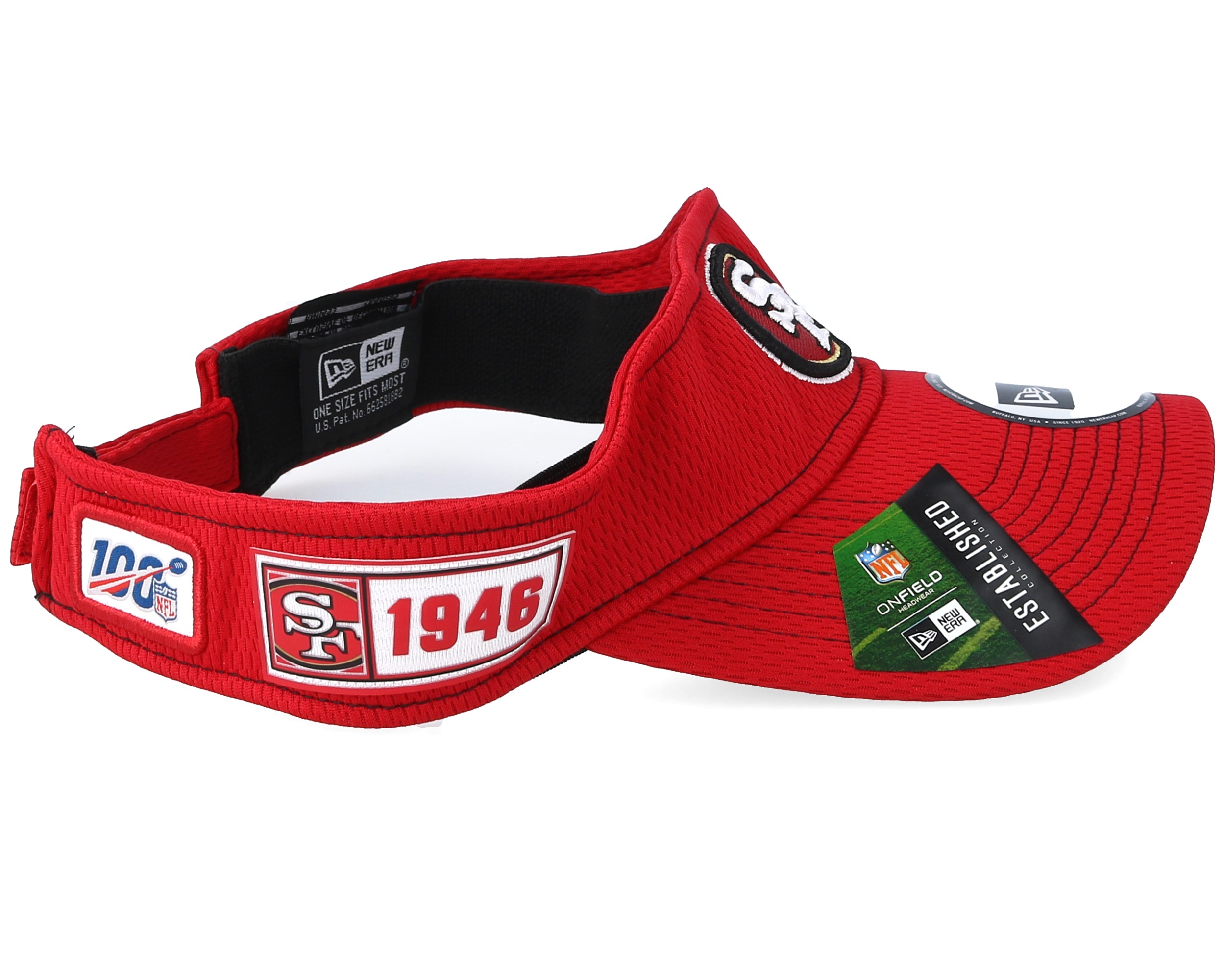 San Francisco 49ers On Field 19 Red Visor - New Era caps ...