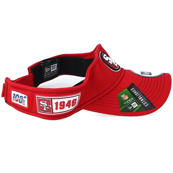 San Francisco 49ers On Field 19 Red Visor - New Era caps ...
