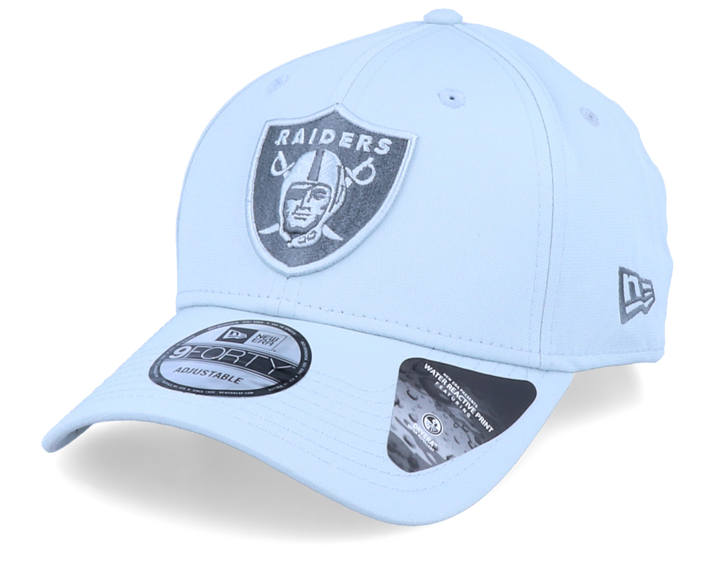 Oakland Raiders Winter Script Grey/Grey Adjustable - New Era caps ...