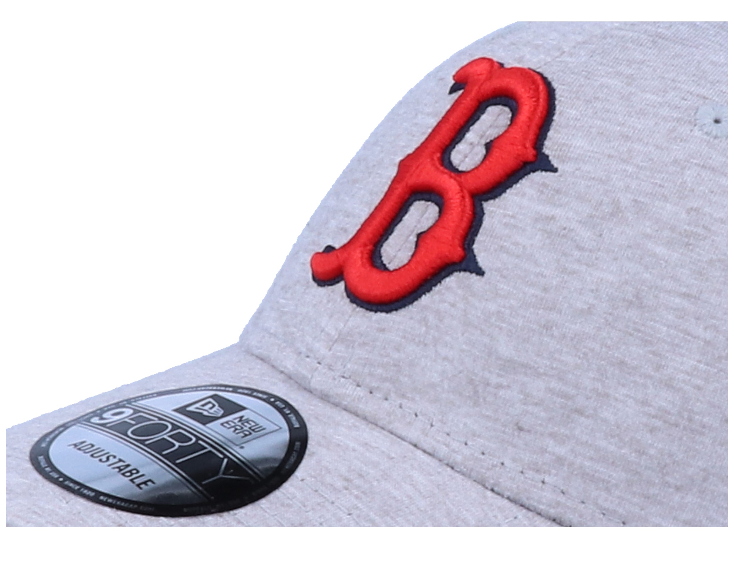 Boston Red Sox Jersey Essential 9Forty Heather Grey/Red Adjustable ...