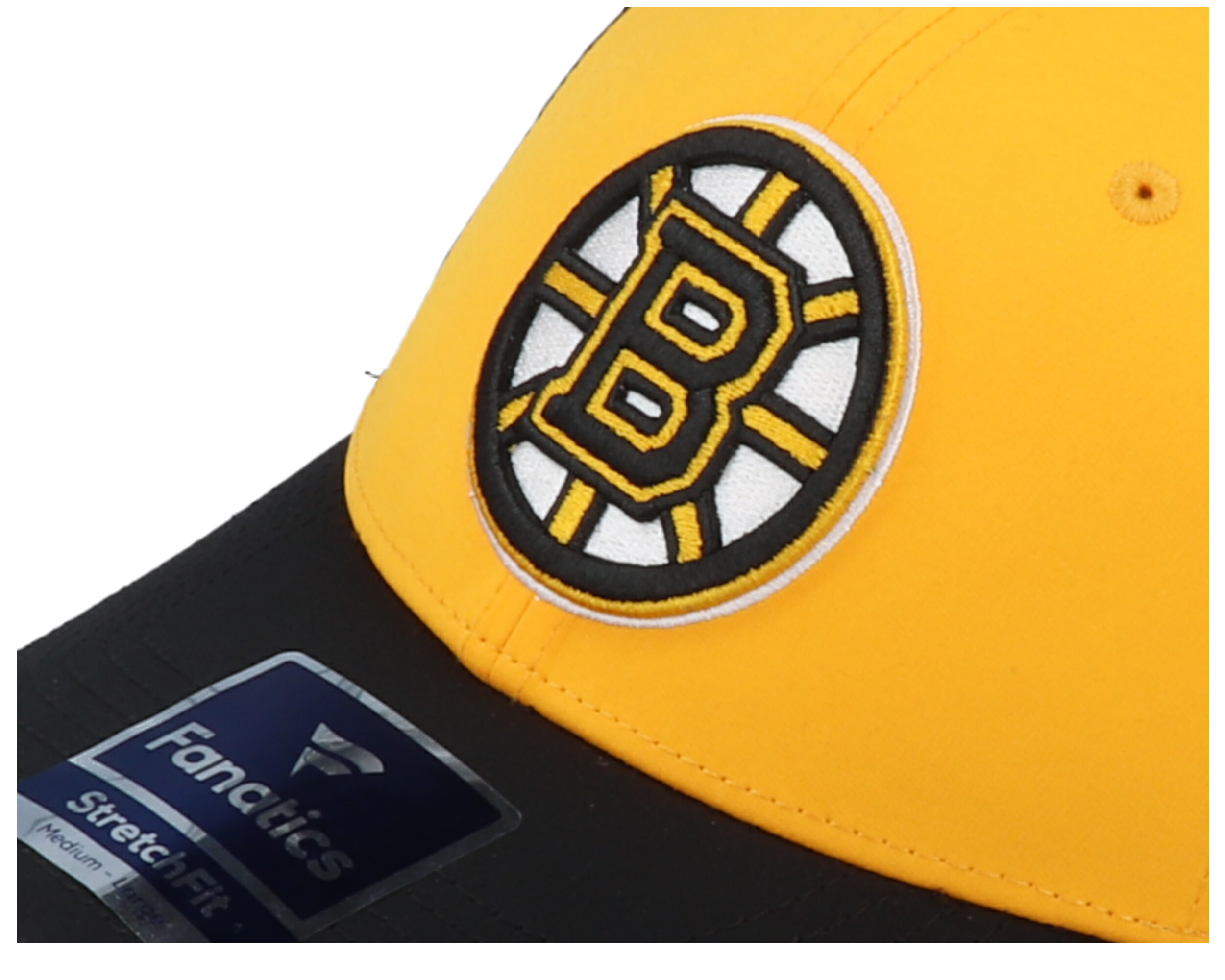 Boston Bruins Iconic Defender Yellow Gold/Black Flexfit - Fanatics caps ...
