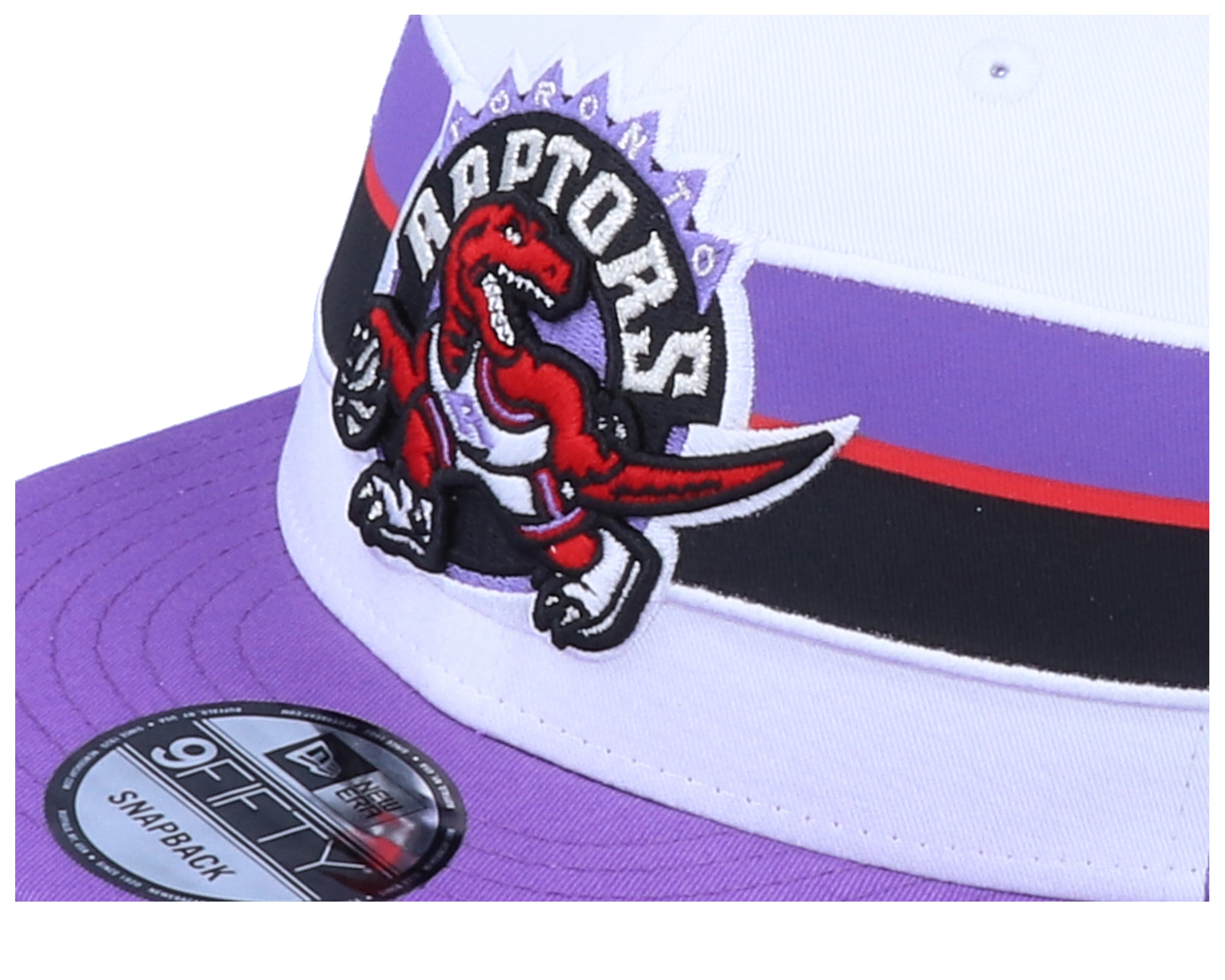 Toronto Raptors Stripe 9Fifty White/Purple Trucker - New Era caps ...