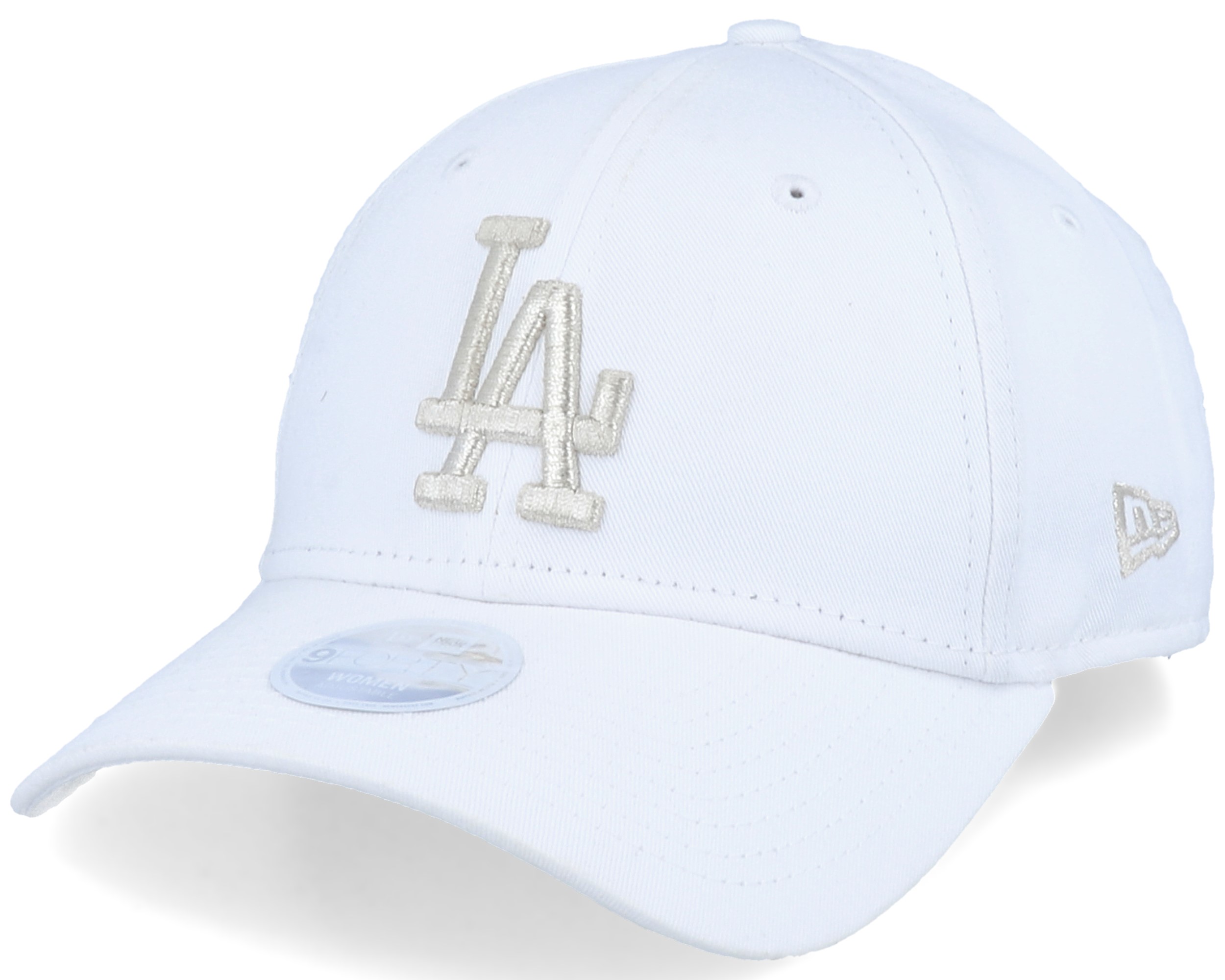 Los Angeles Dodgers Women Metallic 9Forty White/Silver Adjustable - New ...