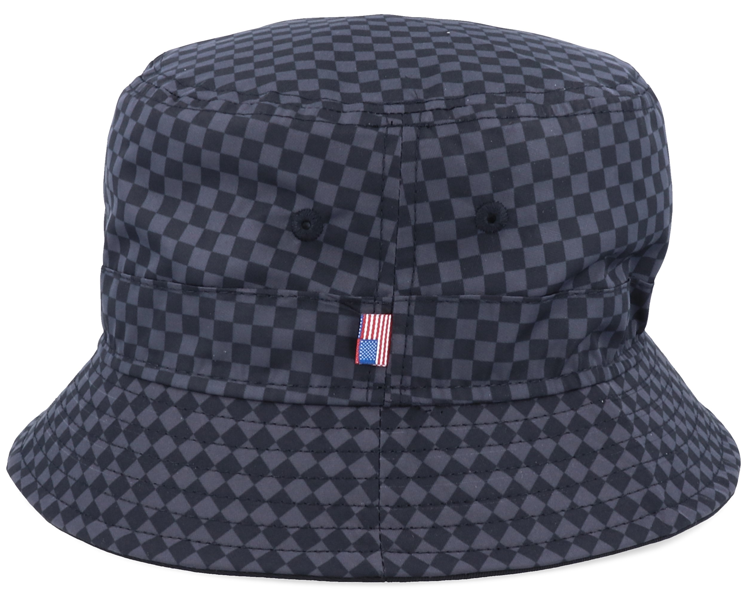 Mono Checkered Black/Grey Bucket - New Era hats - Hatstoreworld.com