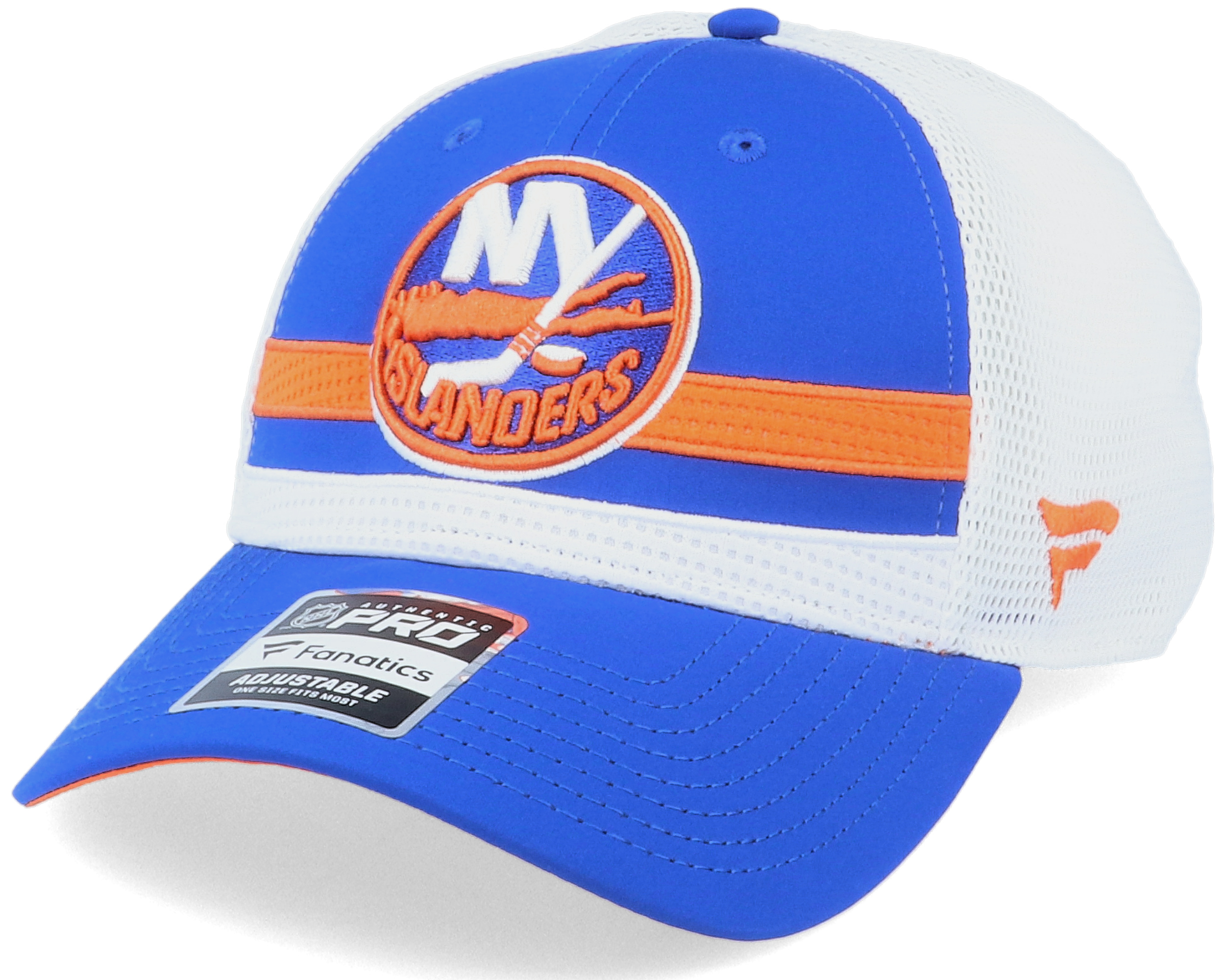 New York Islanders Authentic Pro Draft Blue/White Trucker - Fanatics ...