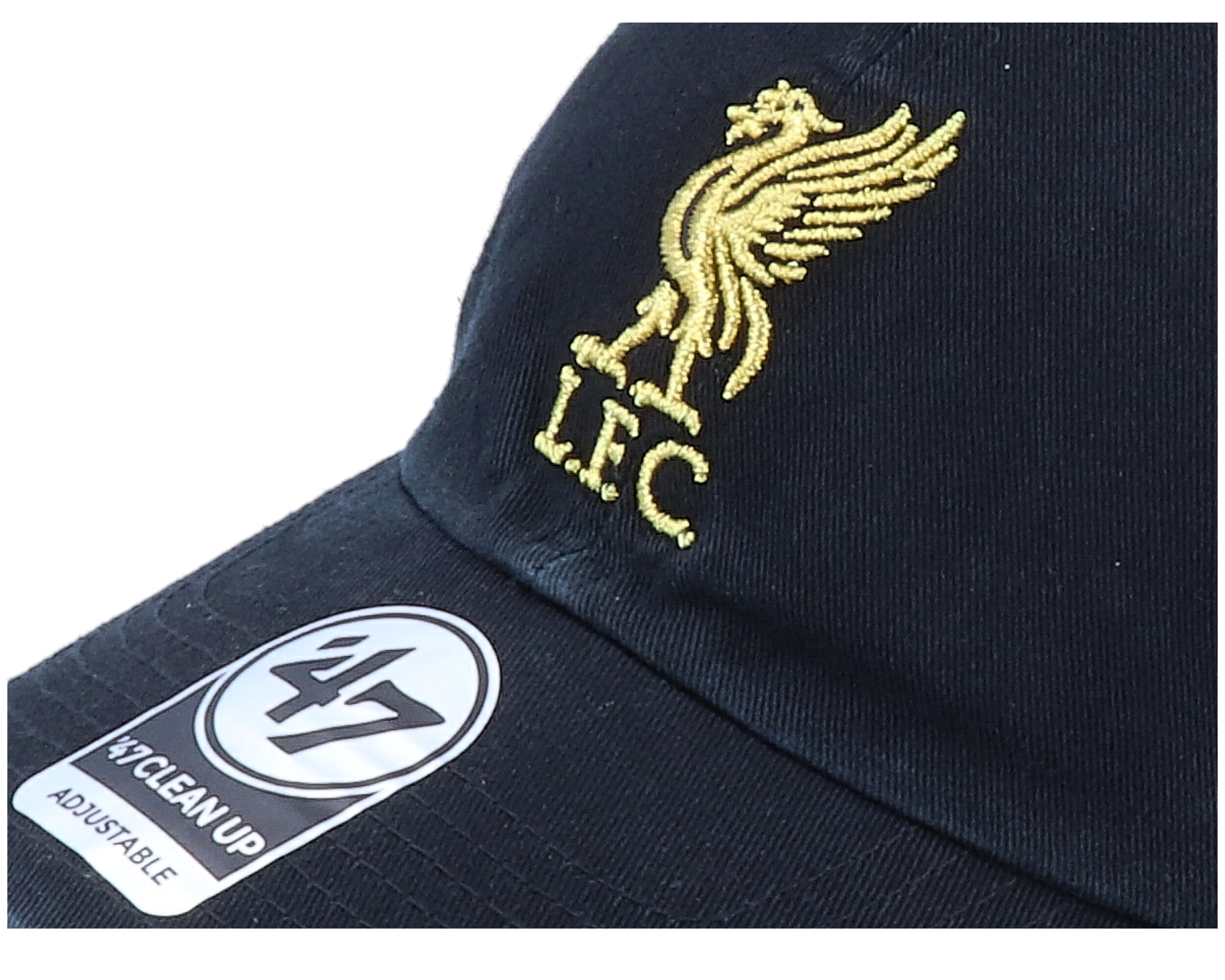 Hatstore Exclusive Liverpool FC Black/Gold Dad Cap - 47 Brand caps ...