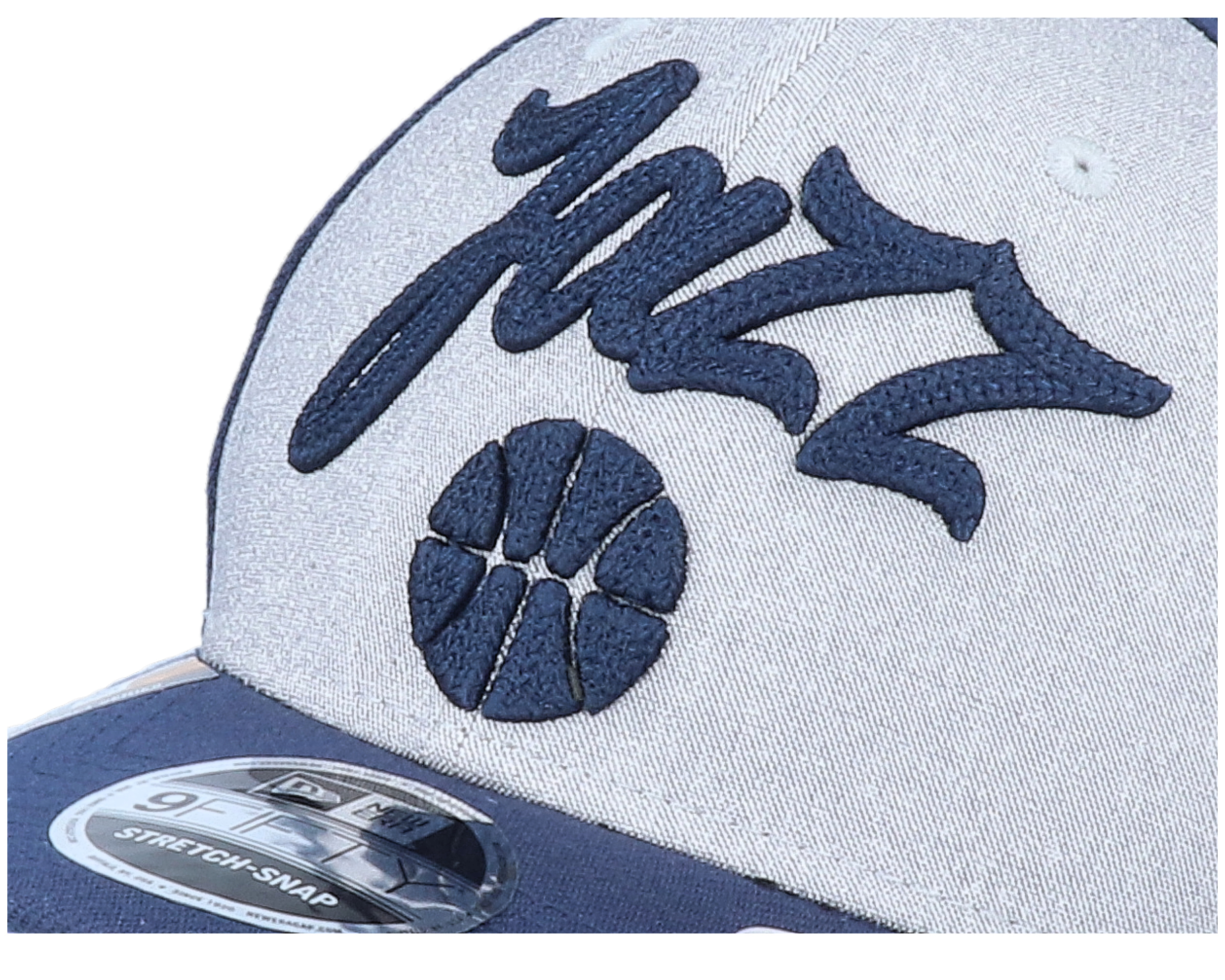 Utah Jazz NBA 20 Draft 9Fifty Stretch Snap Grey/Navy Adjustable - New ...