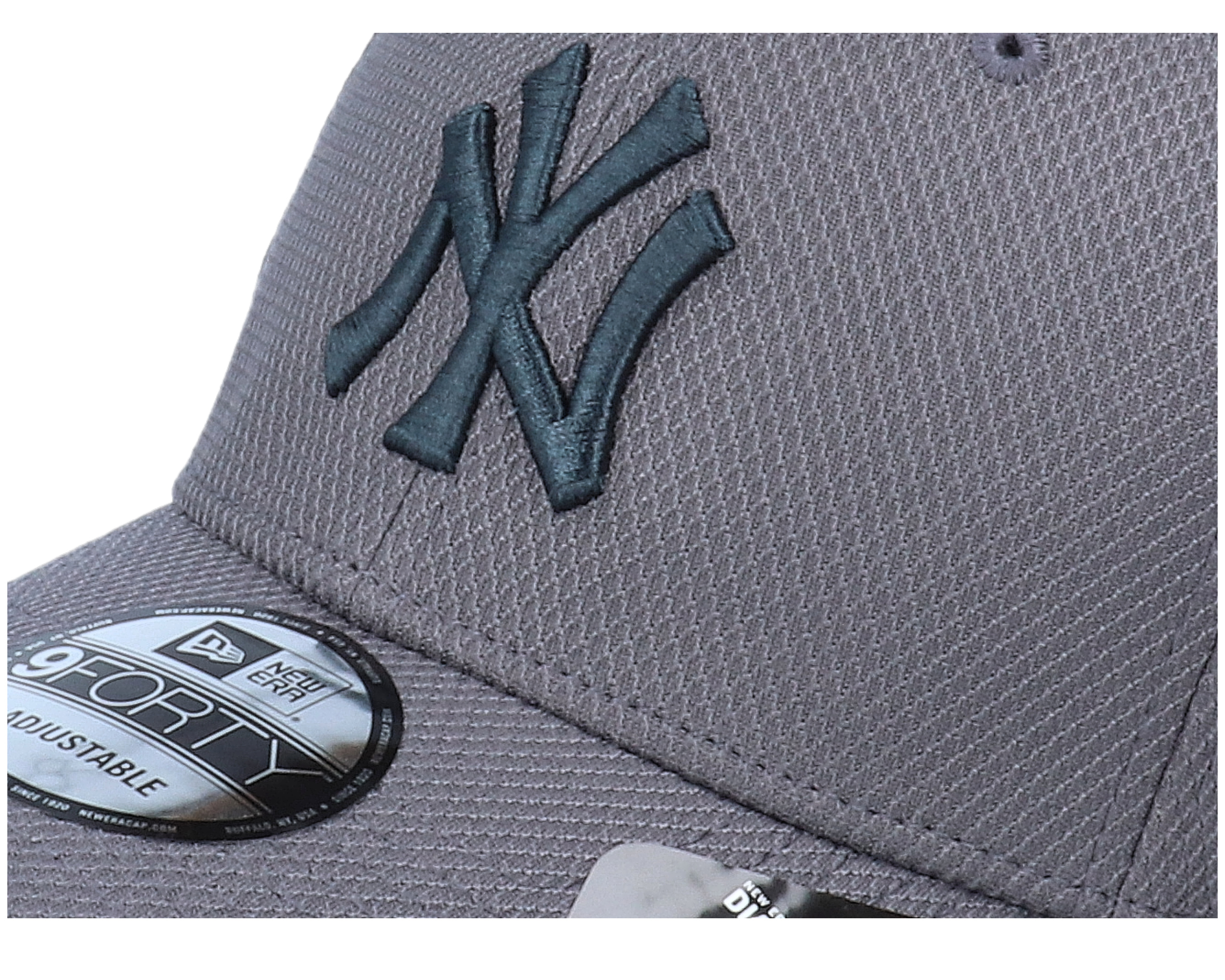 New York Yankees Diamond Era 9Forty Grey/Grey Adjustable - New Era caps ...