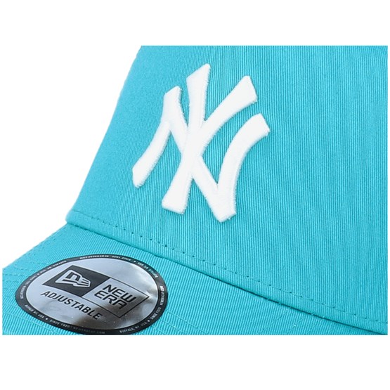 New York Yankees Tonal Mesh Teal Trucker - New Era caps - Hatstoreworld.com