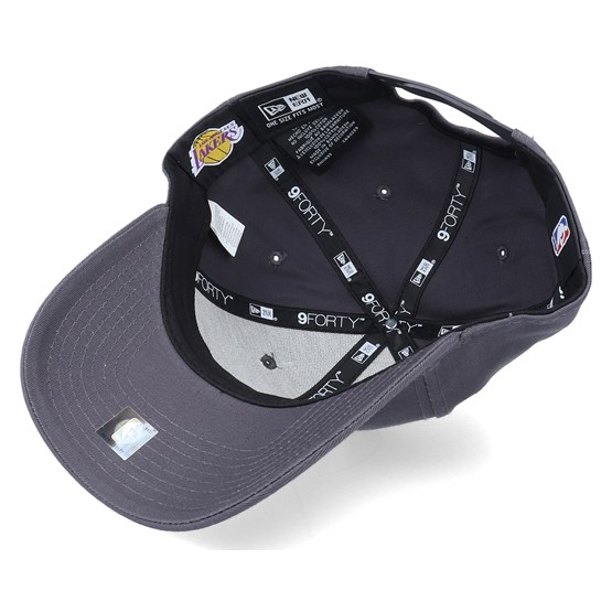 Los Angeles Lakers NBA Grayscale 9FORTY Gray Adjustable - New Era caps ...