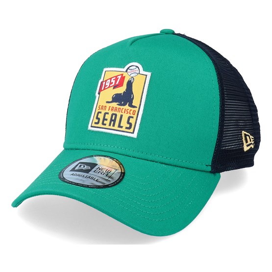 San Francisco Seals Minor League Patch Green/Black Trucker - New Era ...