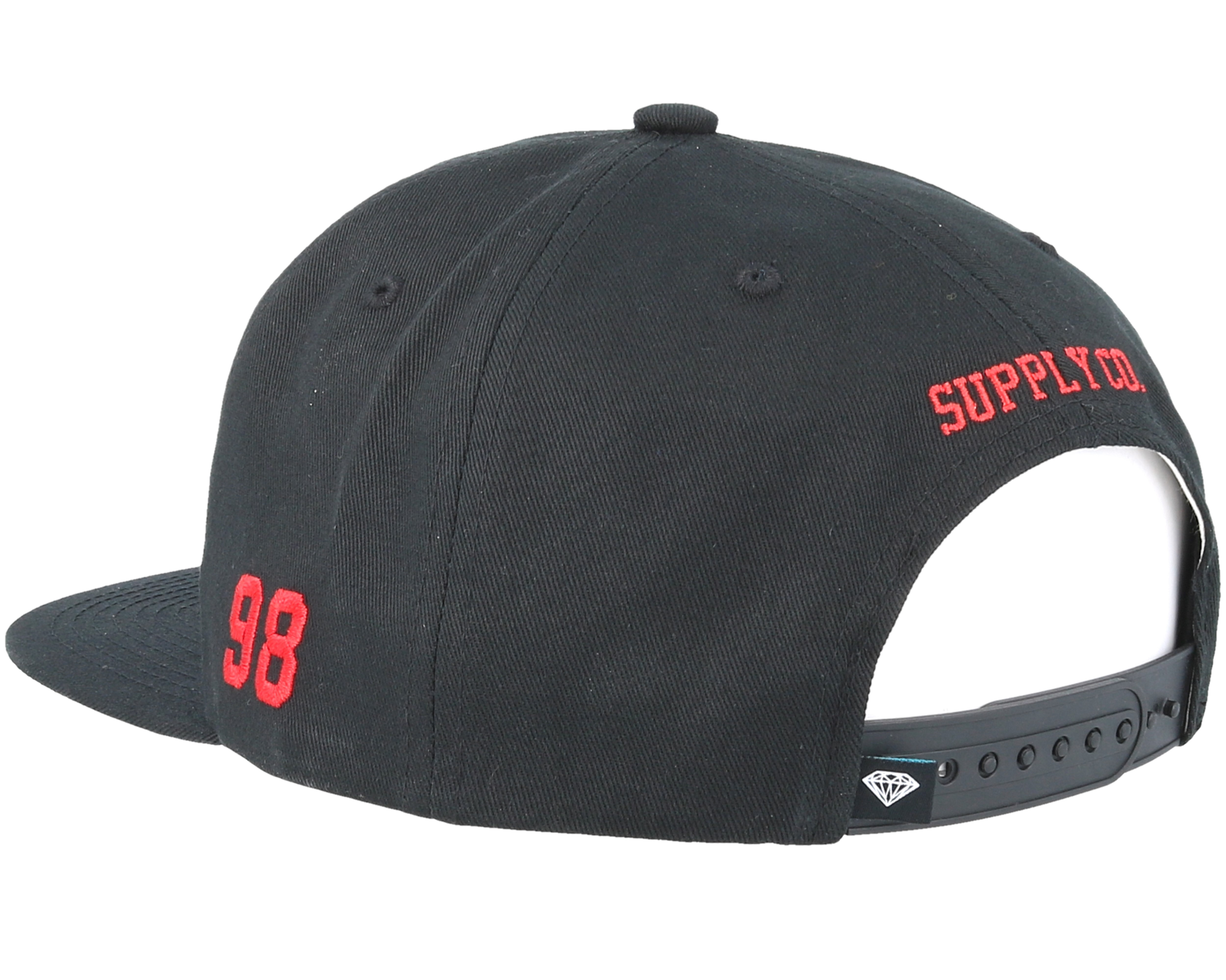 Brilliant Black Snapback - Diamond caps - Hatstoreworld.com