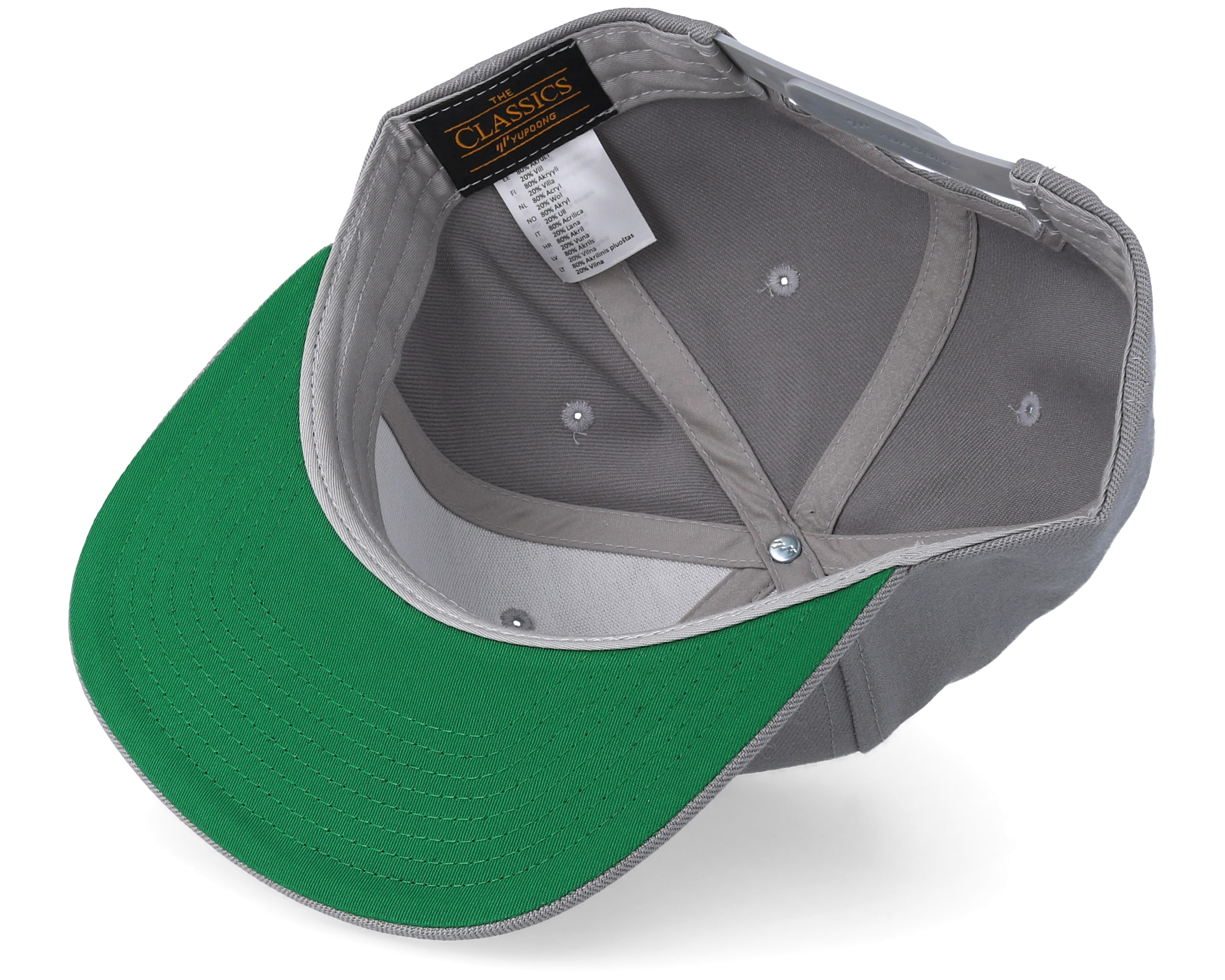 Silver Snapback - Yupoong caps - Hatstoreworld.com