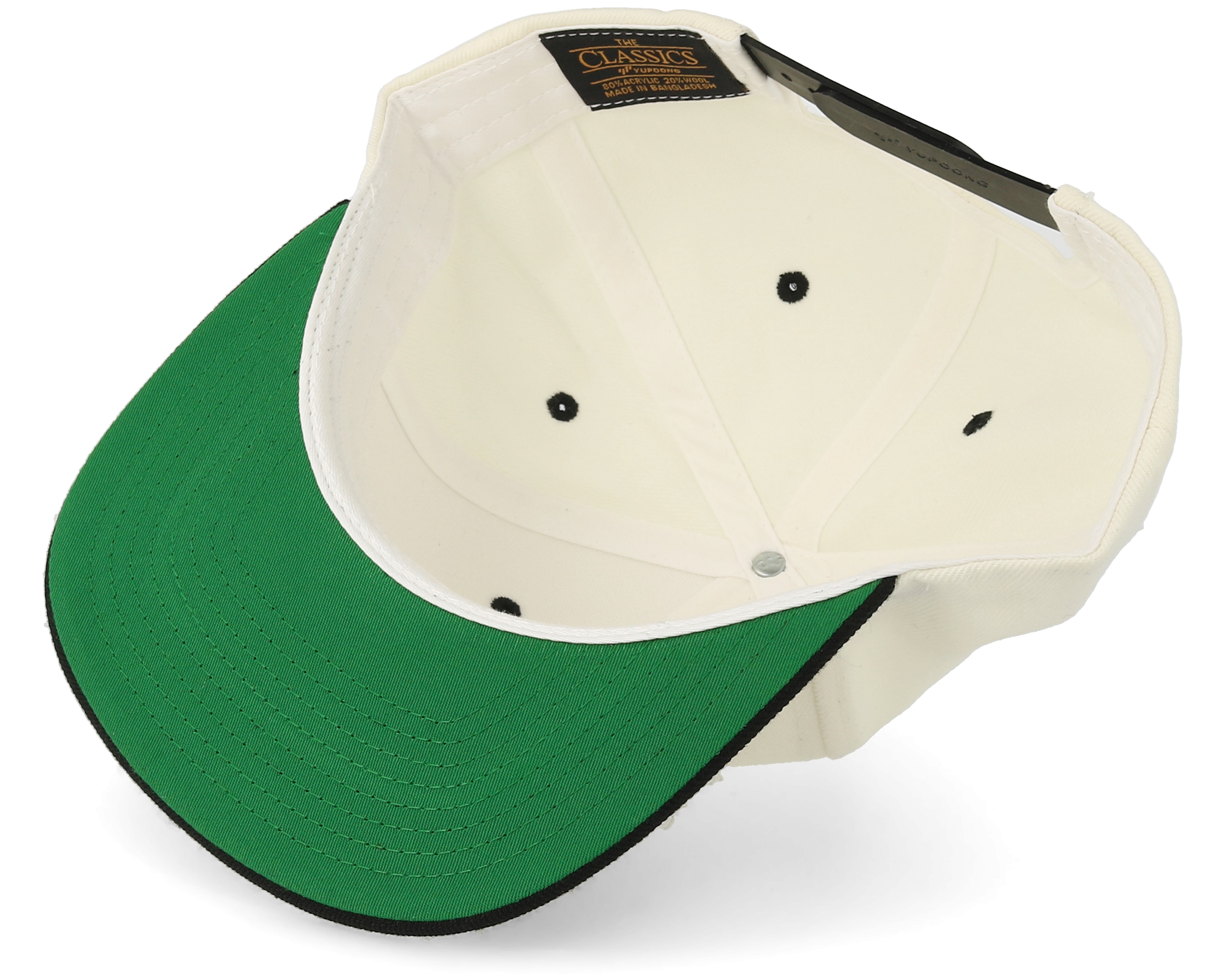 Natural/Black Snapback - Yupoong caps - Hatstoreworld.com