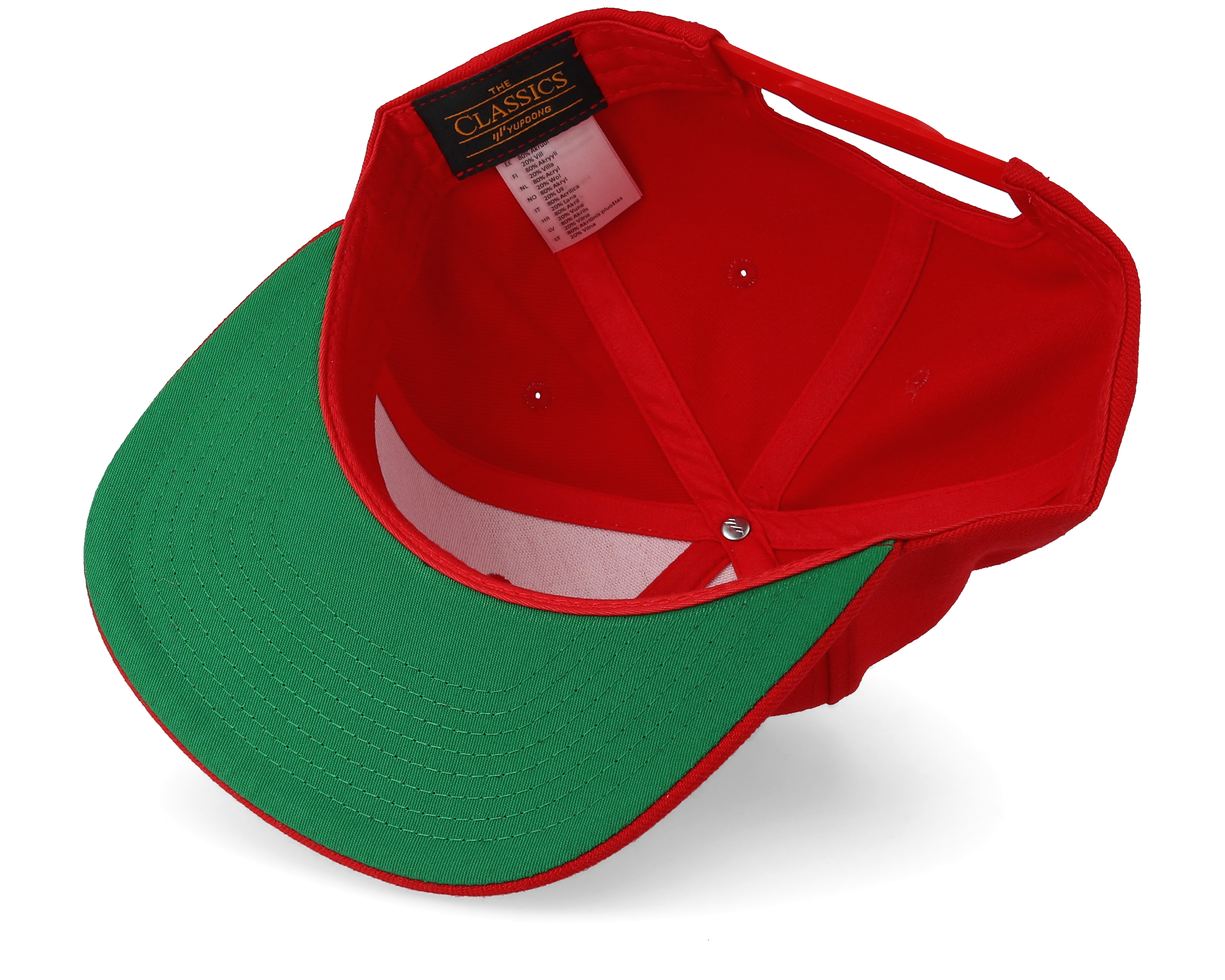 Red Snapback - Yupoong caps - Hatstoreworld.com