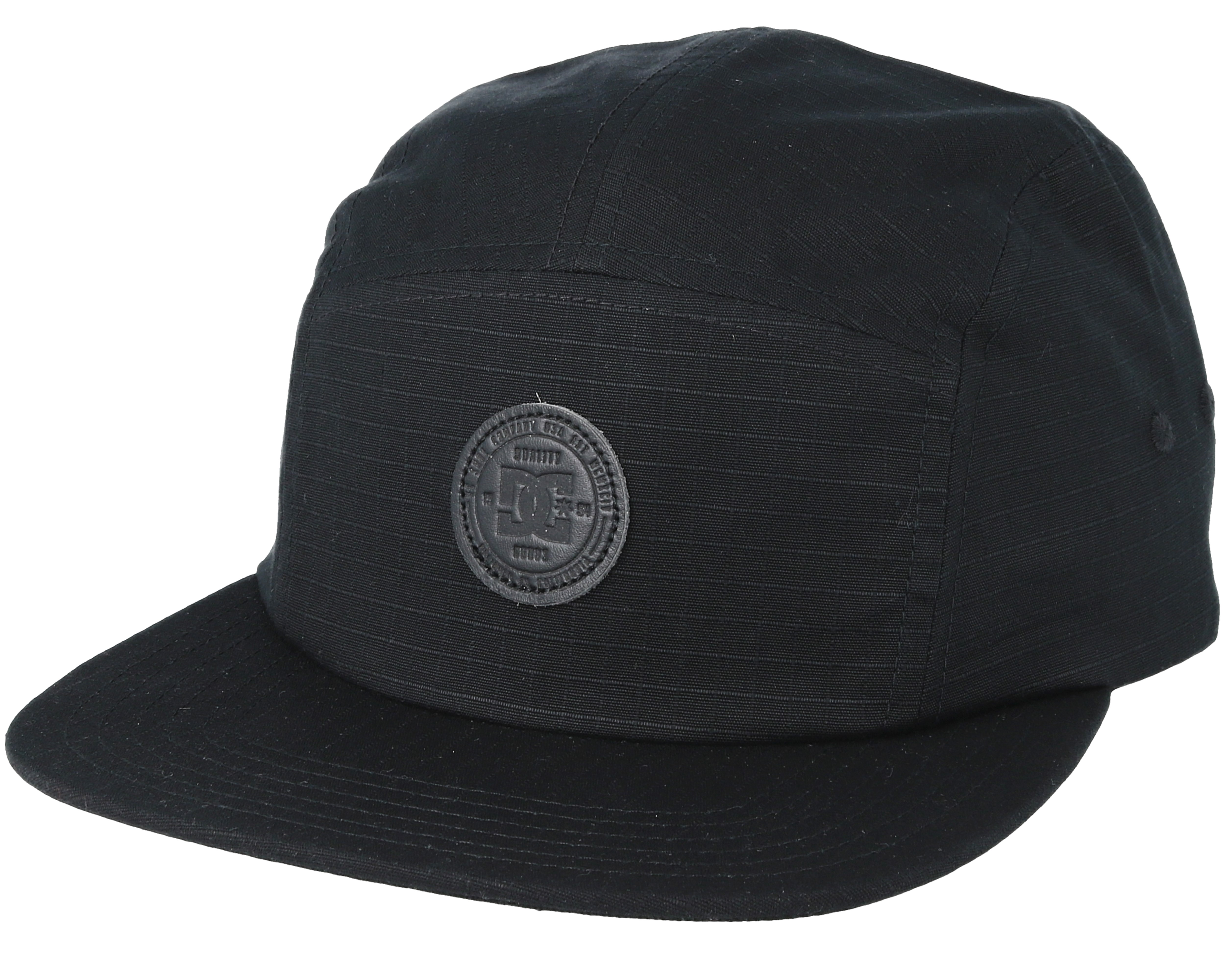Cramper Camper Black Strapback - DC caps - Hatstoreworld.com