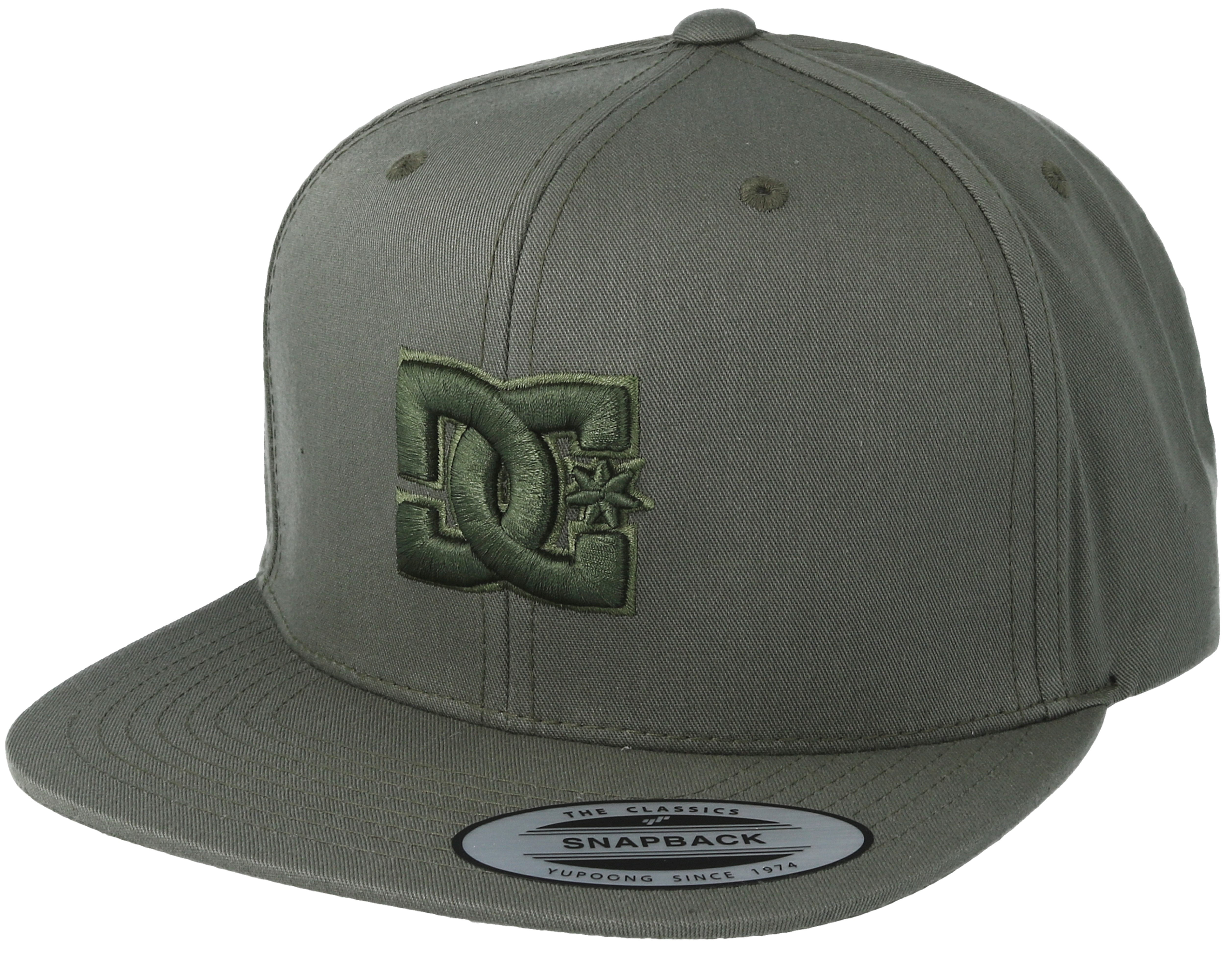 Snappy Olive Green Snapback - DC caps - Hatstoreworld.com