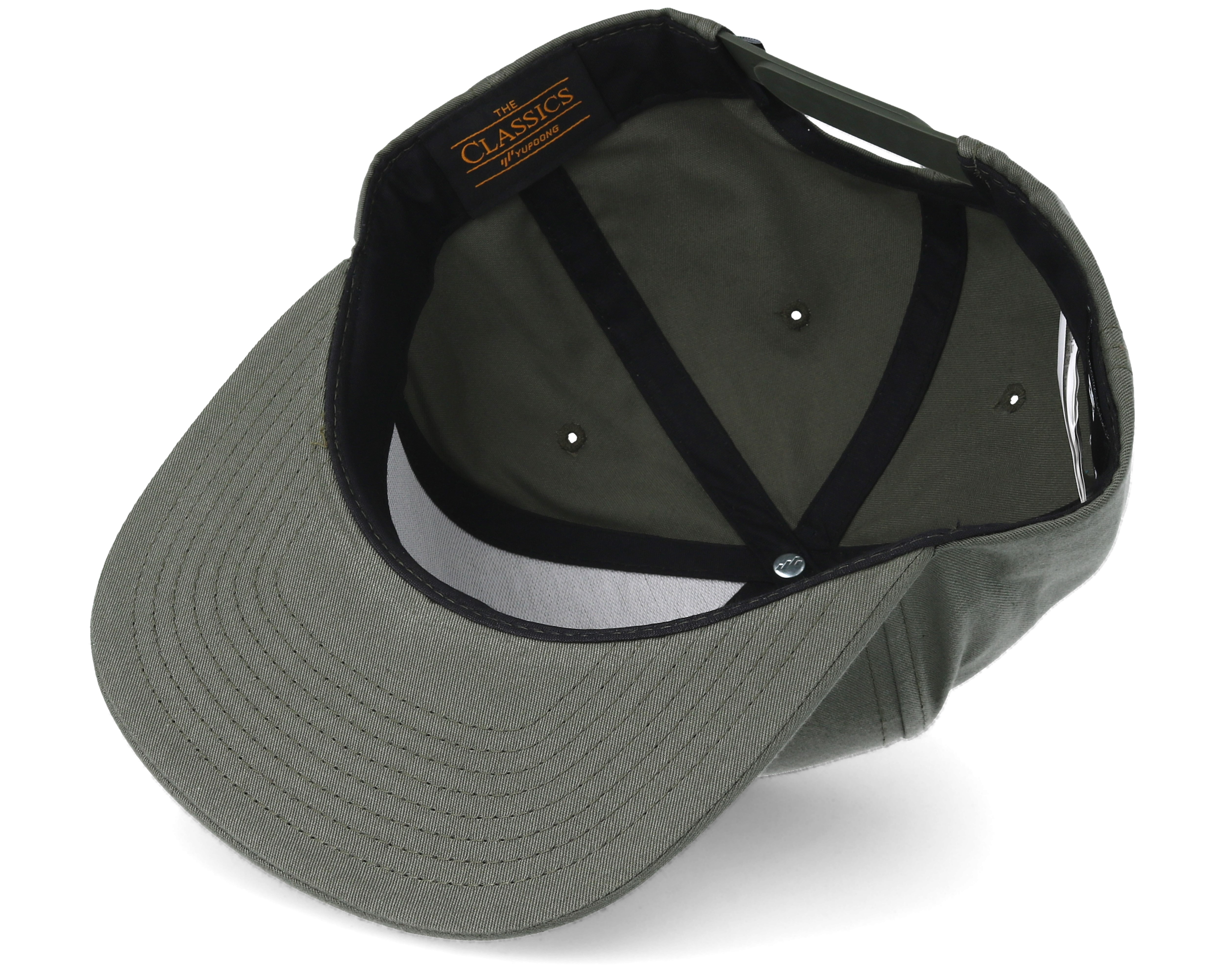 Snappy Olive Green Snapback - DC caps - Hatstoreworld.com