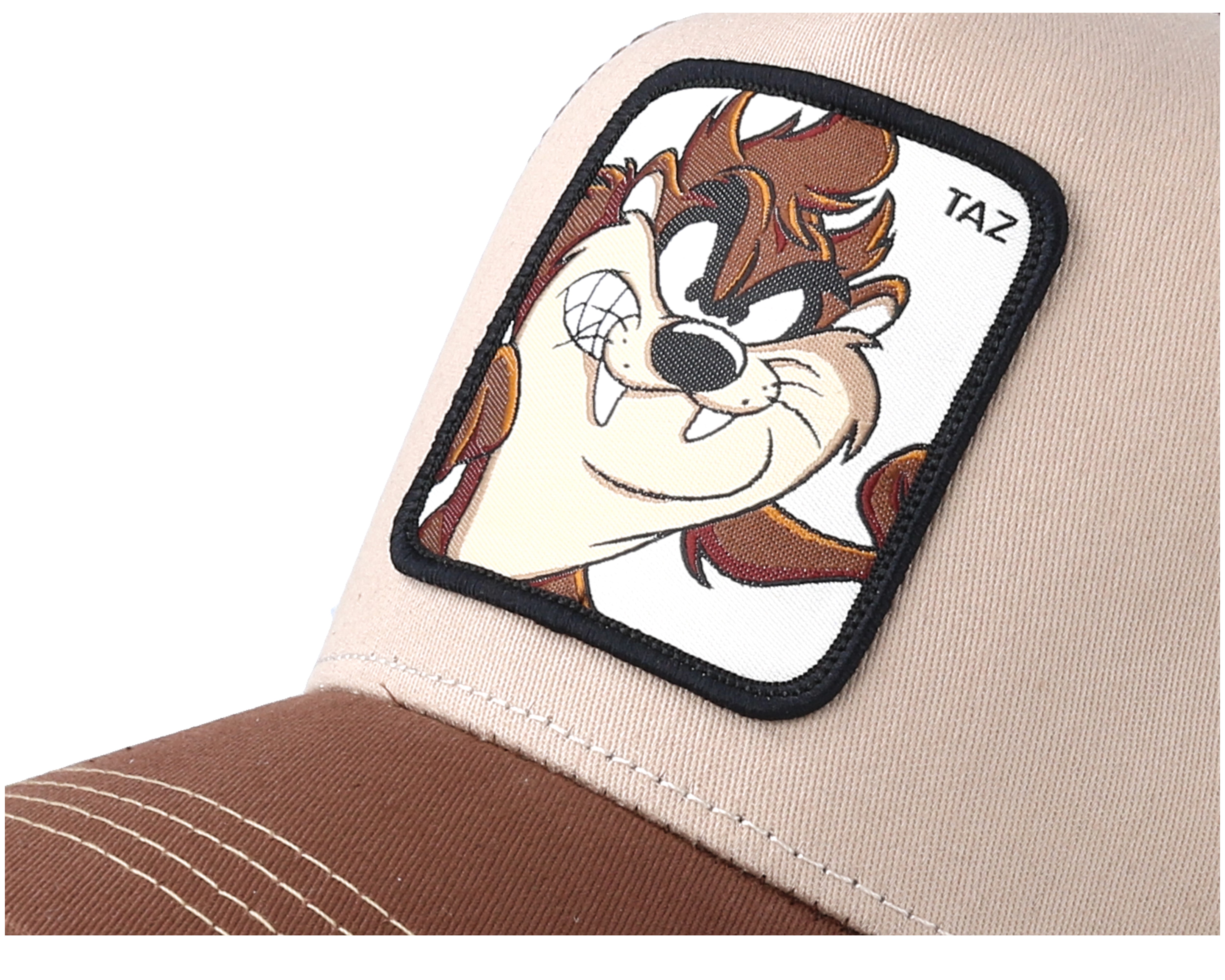 Looney Tunes Tasmanian Devil Taz Khaki/Brown Trucker - Capslab caps ...