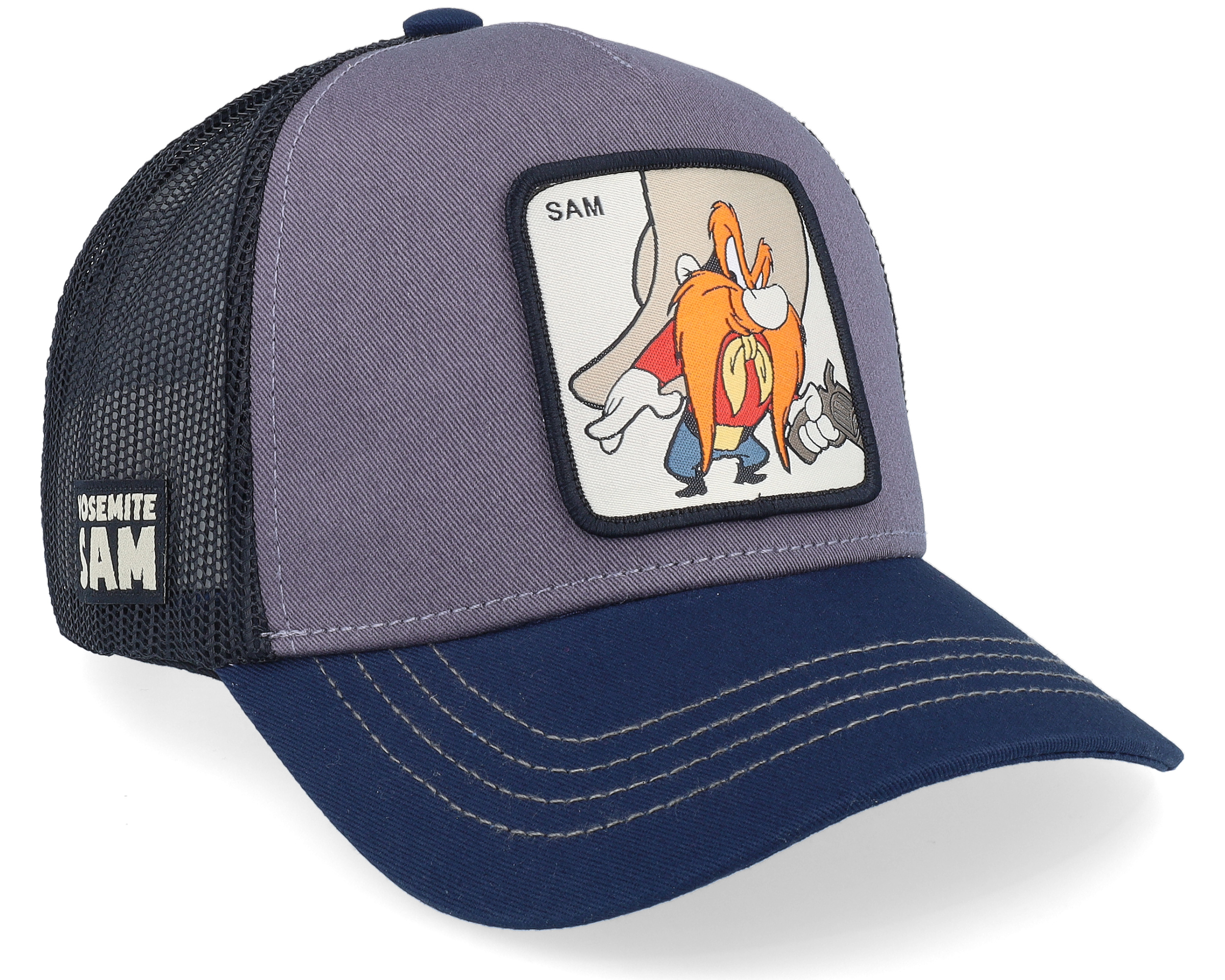 Looney Tunes Sam Cowboy Grey/Black/Navy Trucker - Capslab caps ...